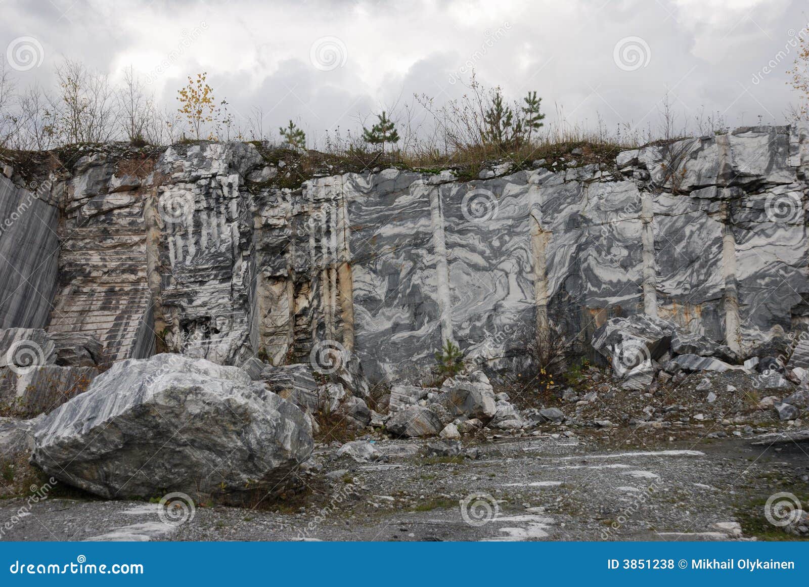 Marble quarry 6 stock photo. Image of building, karelia - 3851238