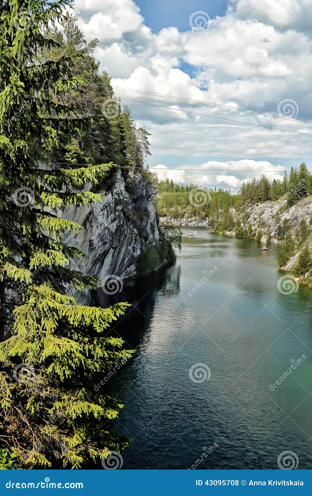 Marble quarry stock photo. Image of beauty, boating, cliff - 43095708
