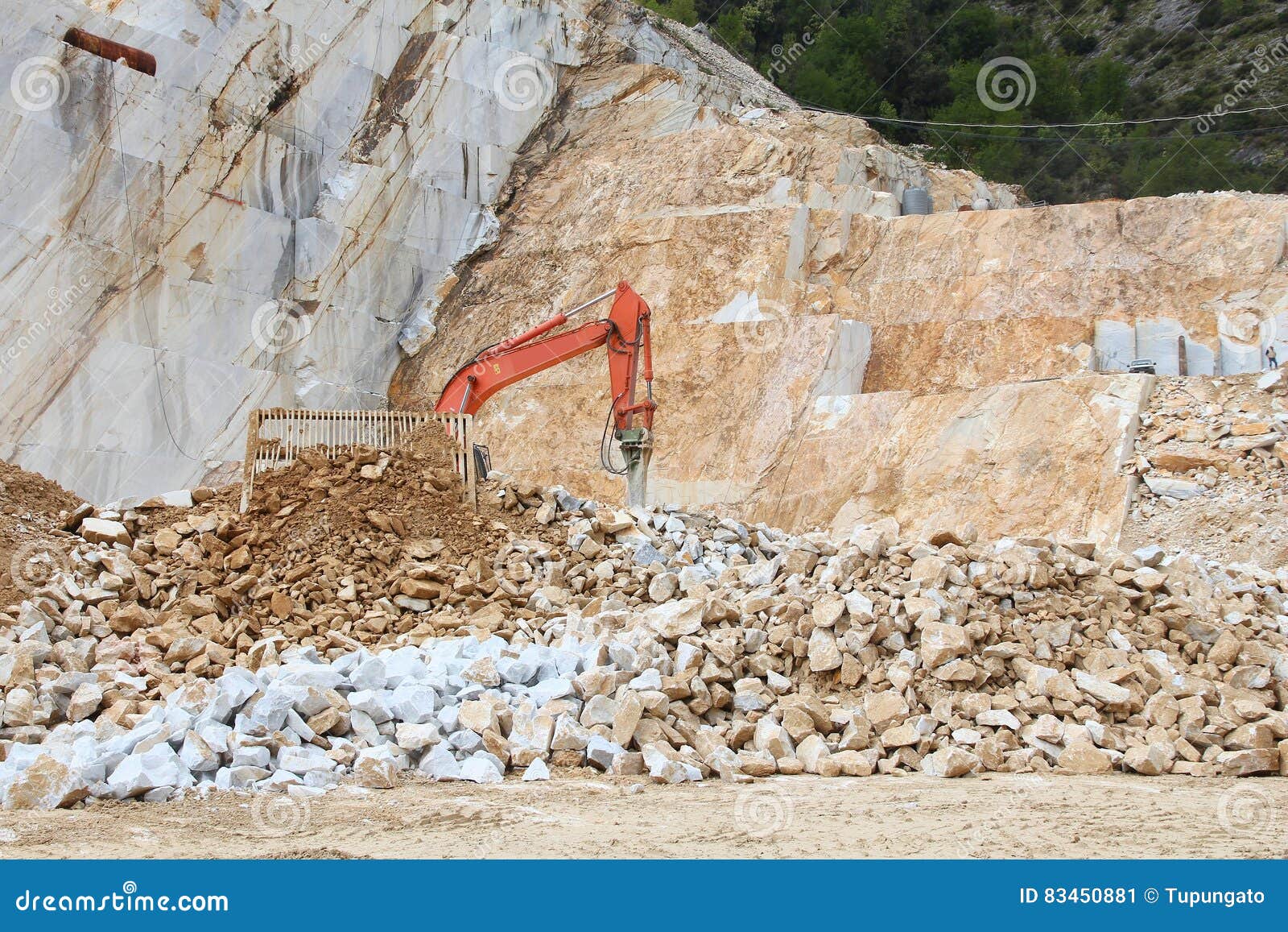 Marble quarry stock image. Image of industry, mineral - 83450881