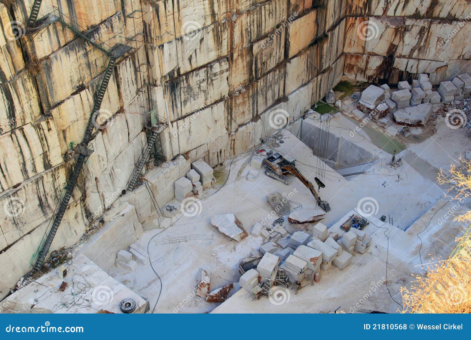 Marble Quarry Near Estremoz, Portugal Stock Photo - Image of flat ...