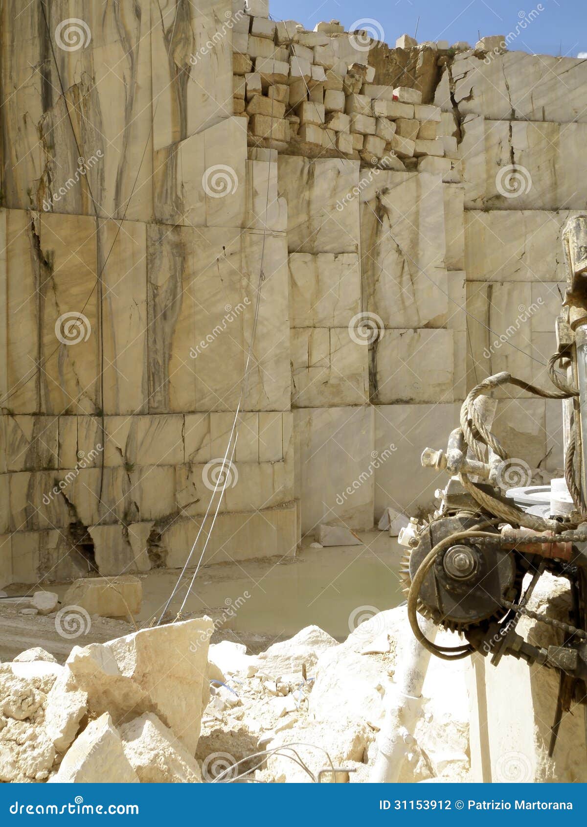 Marble quarry stock photo. Image of strength, stone, transportation ...
