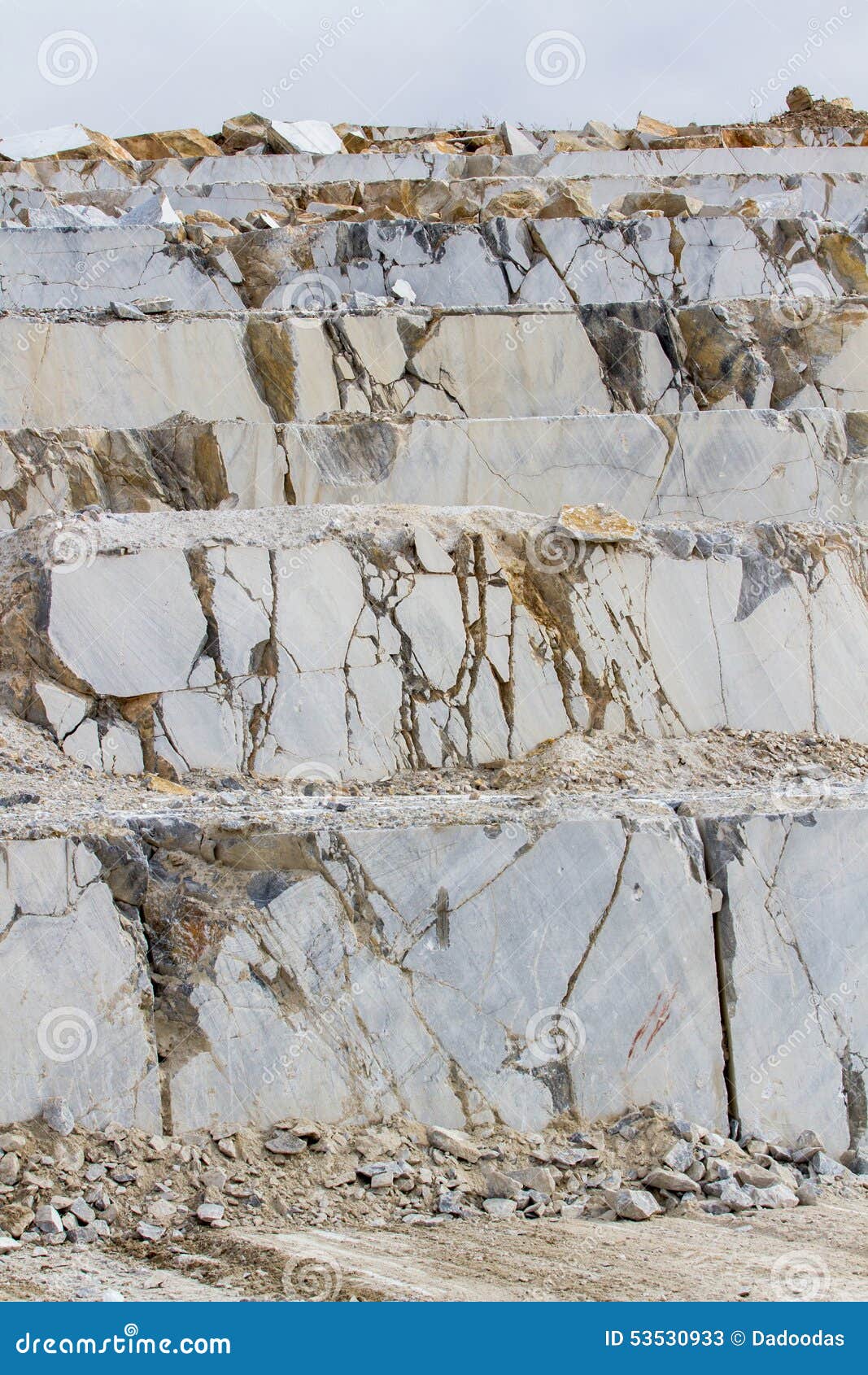 Marble Quarry, White Marble Stock Image - Image of quarries, europe ...