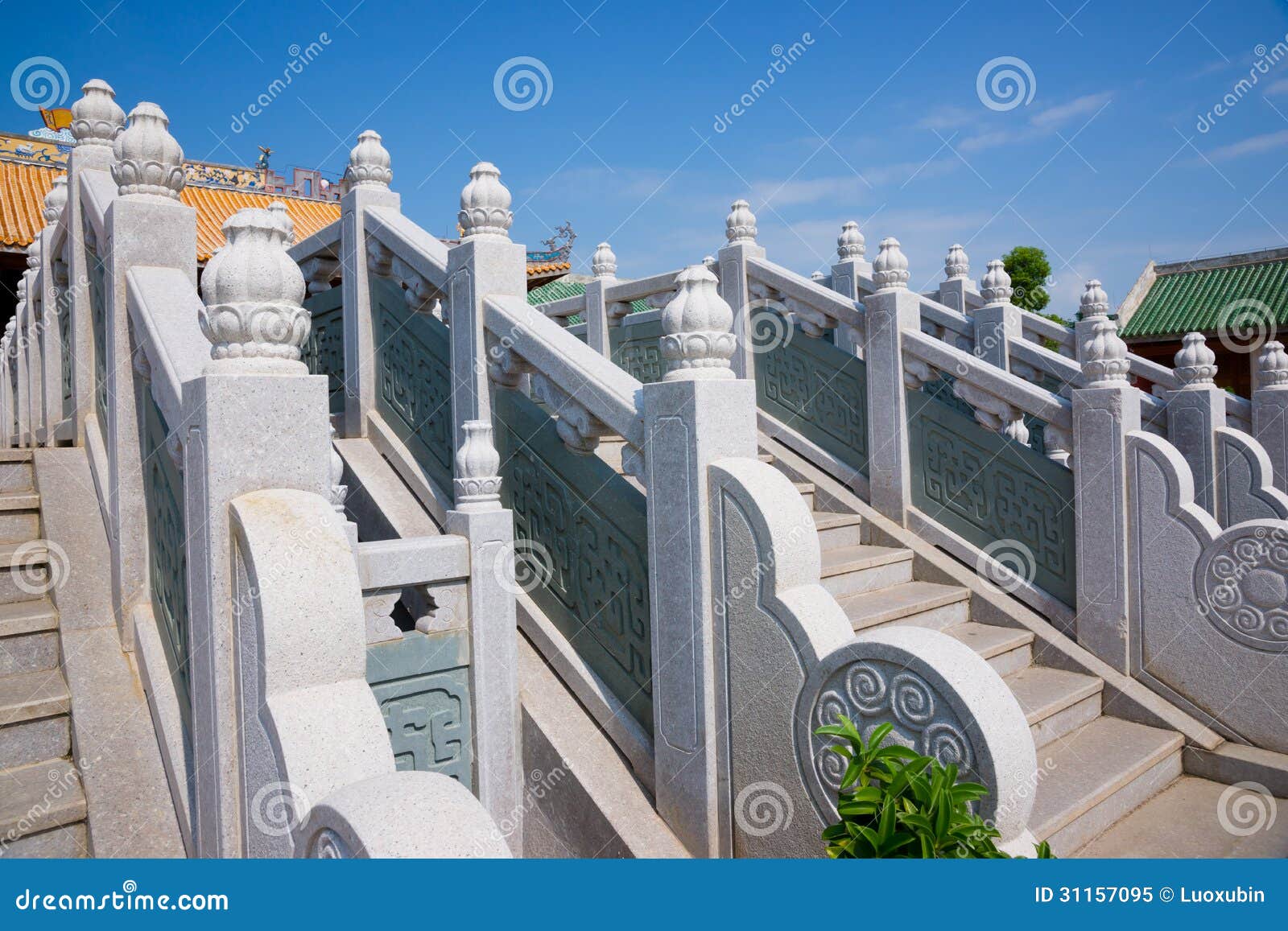 Marble railings and steps stock image. Image of detail - 31157095