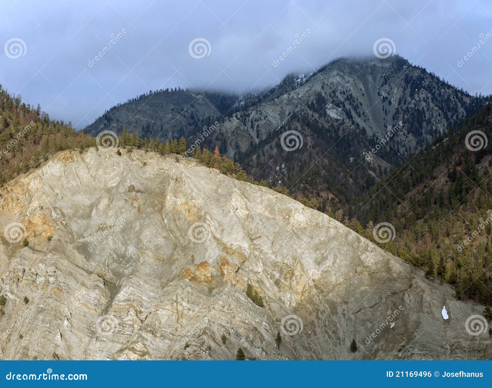 Marble Range Provincial Park Stock Photo - Image of forest, clouds ...