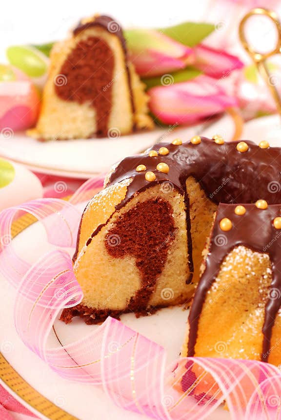 Marble Ring Cake for Easter Stock Image - Image of babka, event: 18524709