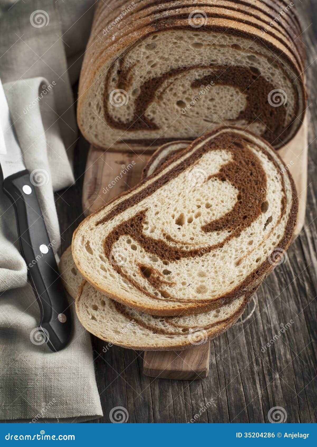 Marble rye bread stock photo. Image of natural, homemade - 35204286
