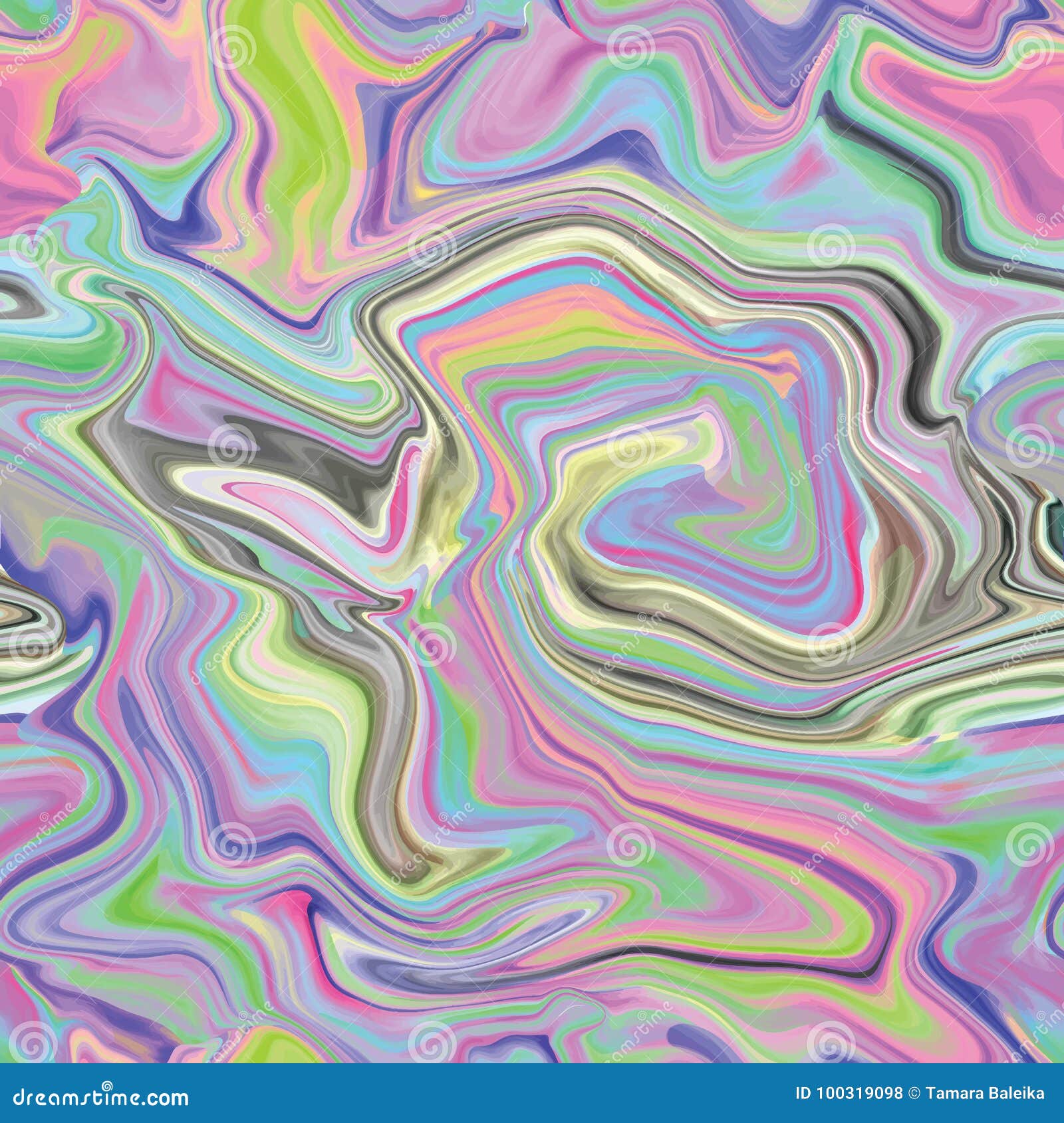 Marble Seamless Pattern in Neon Brightful Colors. Stock Vector ...