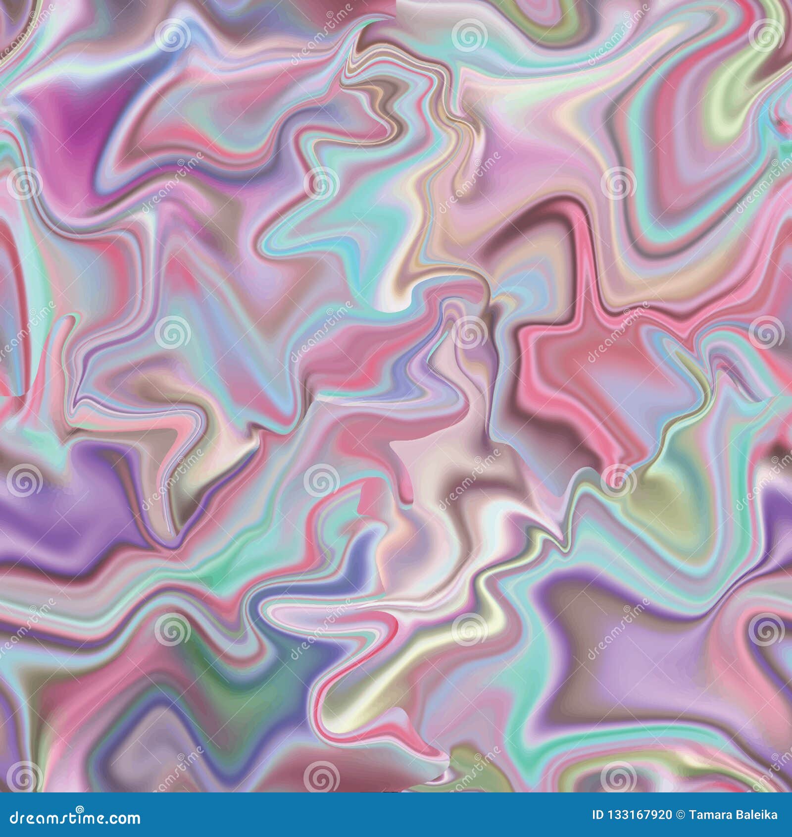 Marble Seamless Pattern in Neon Brightful Colors Stock Illustration ...