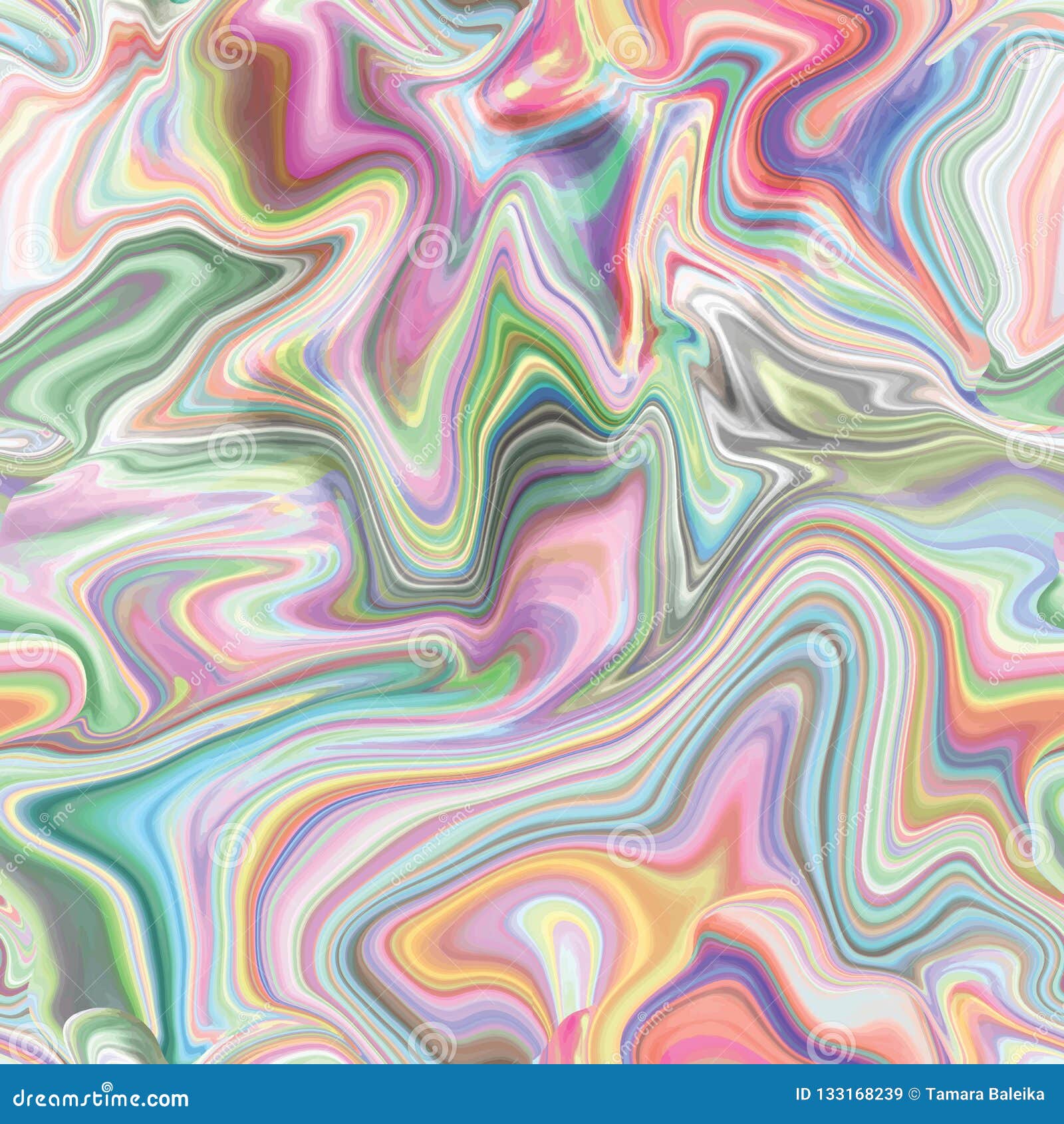 Marble Seamless Pattern in Neon Brightful Colors Stock Illustration ...