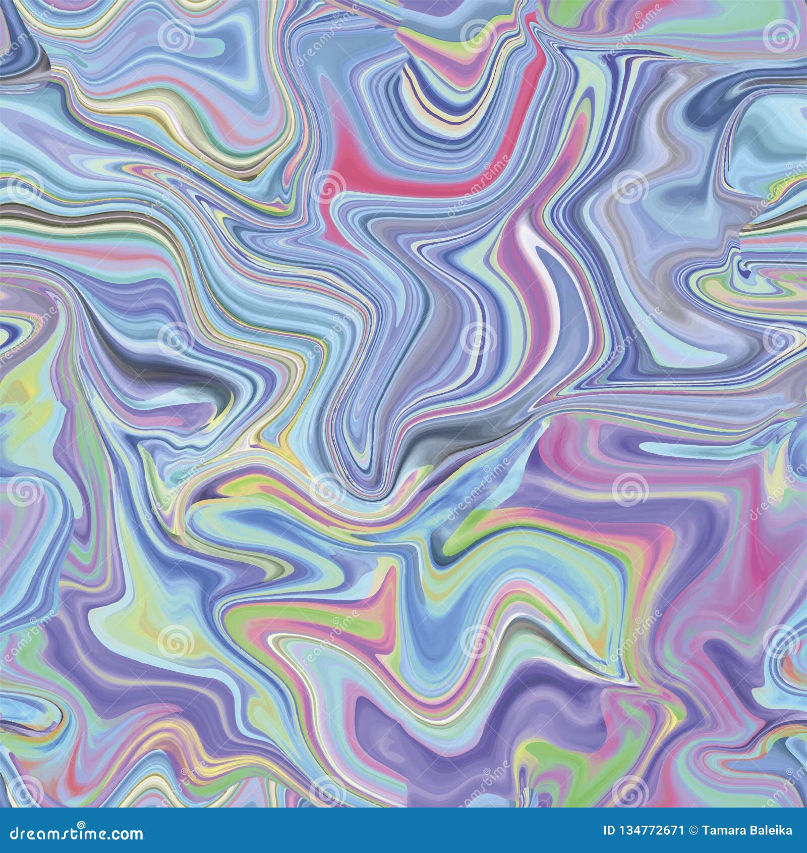 Marble Seamless Pattern in Neon Brightful Colors Stock Illustration ...