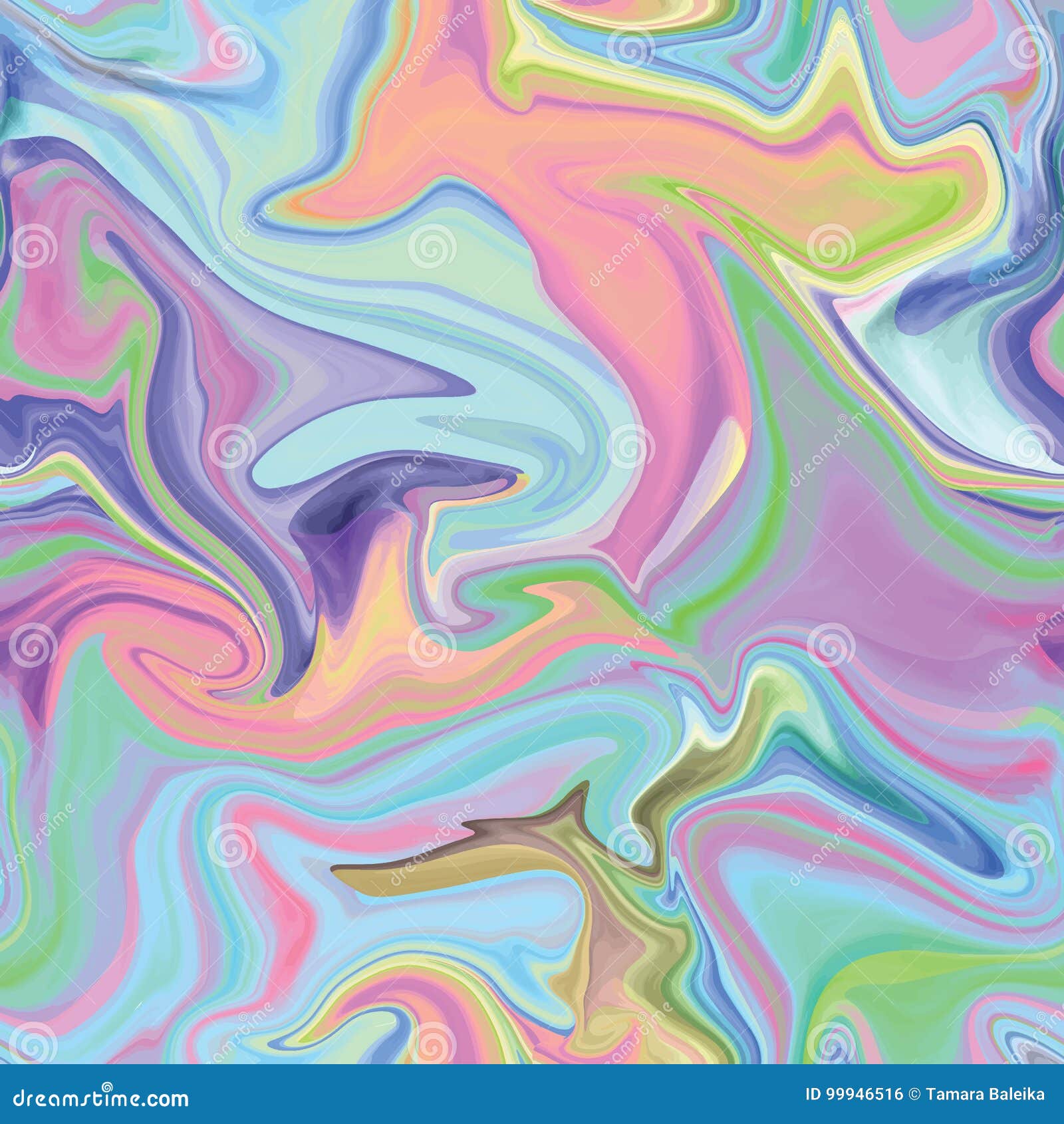 Marble Seamless Pattern in Neon Brightful Colors. Stock Vector ...