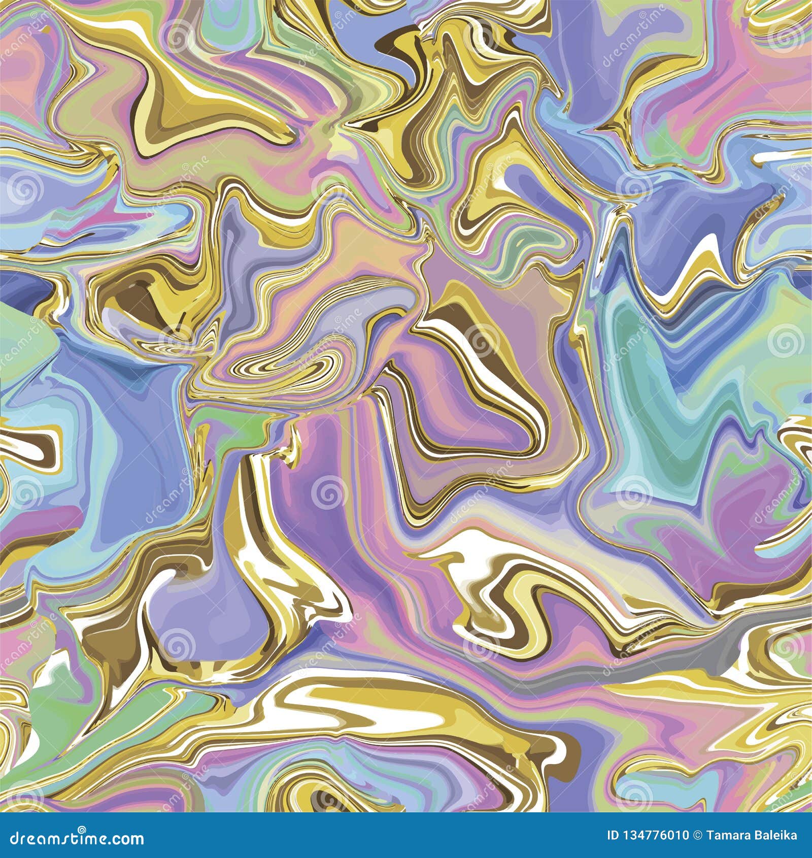 Marble Seamless Pattern in Neon Brightful Colors Stock Illustration ...