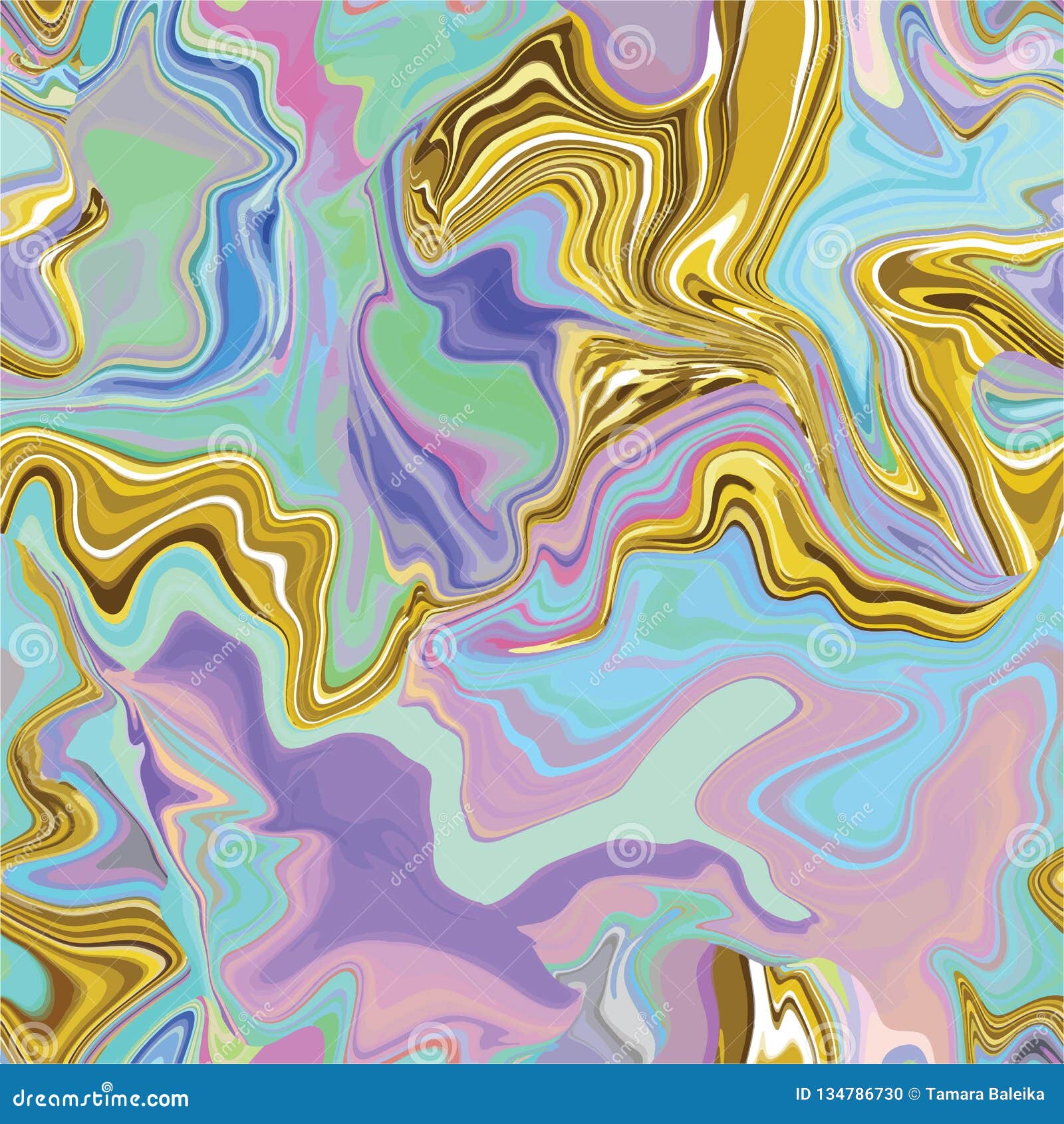 Marble Seamless Pattern in Neon Brightful Colors Stock Illustration ...