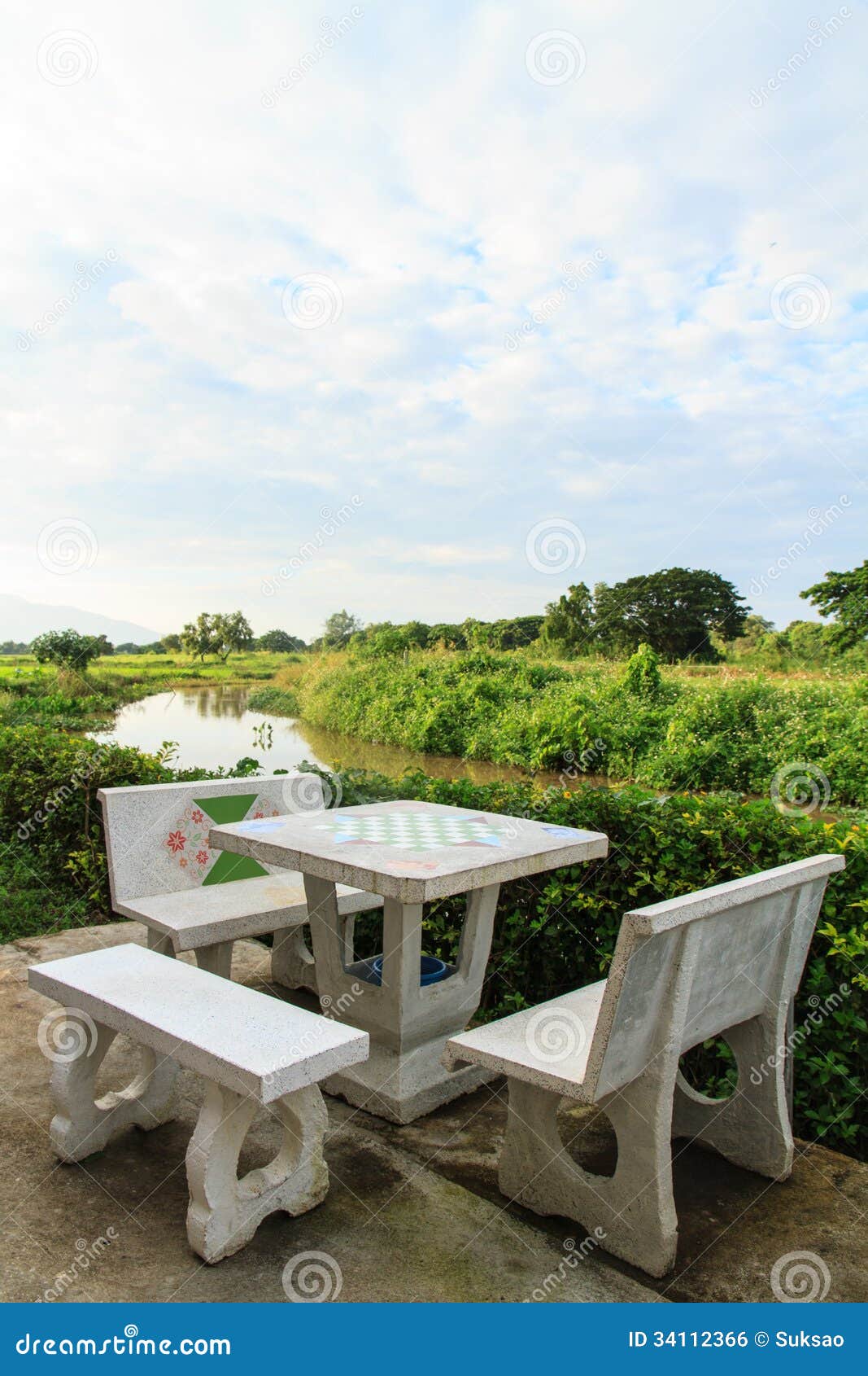 Marble seats stock photo. Image of thailand, relaxation - 34112366