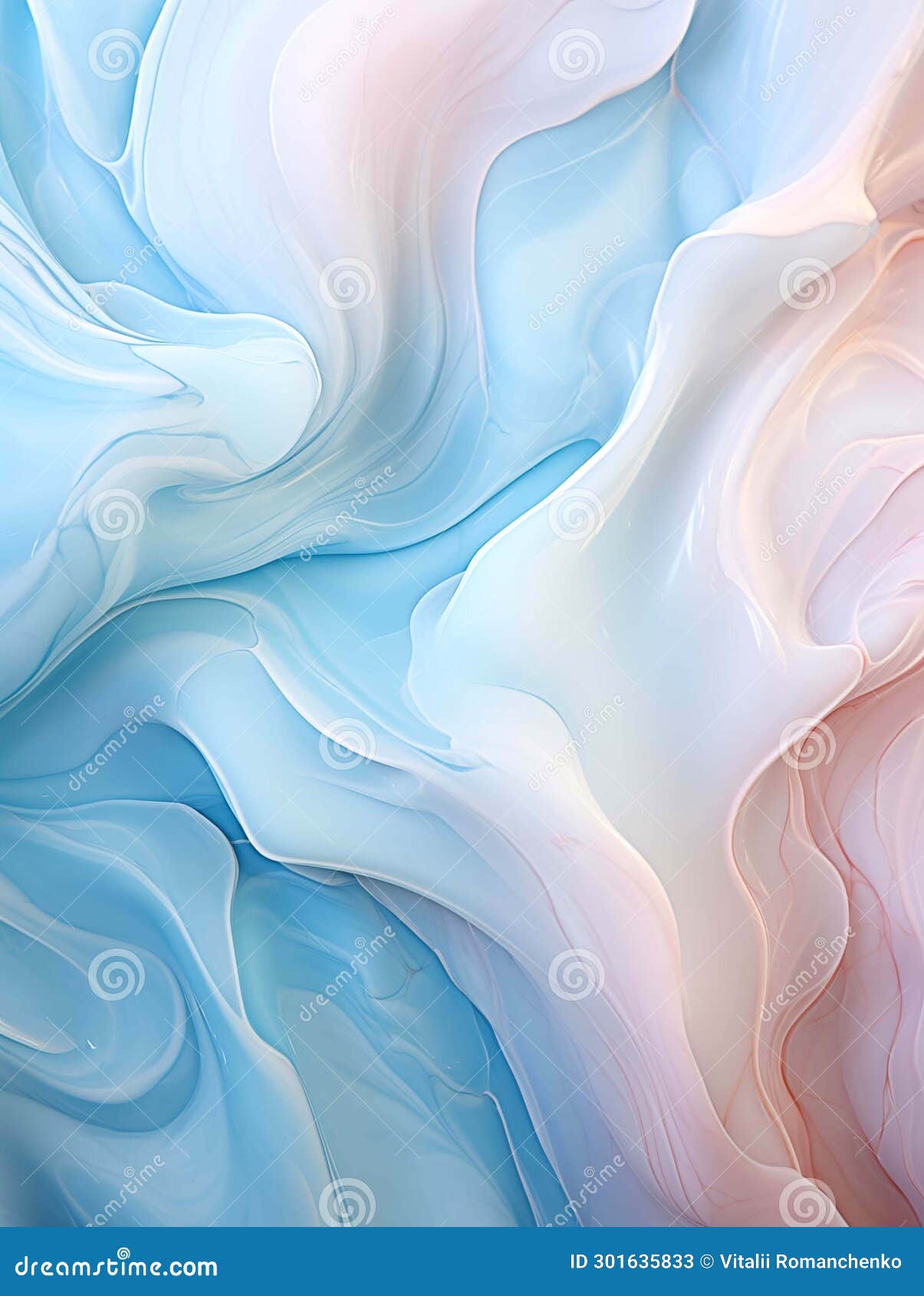 Marble. Spectacular Realistic Texture of Light Blue and Pink Marble ...