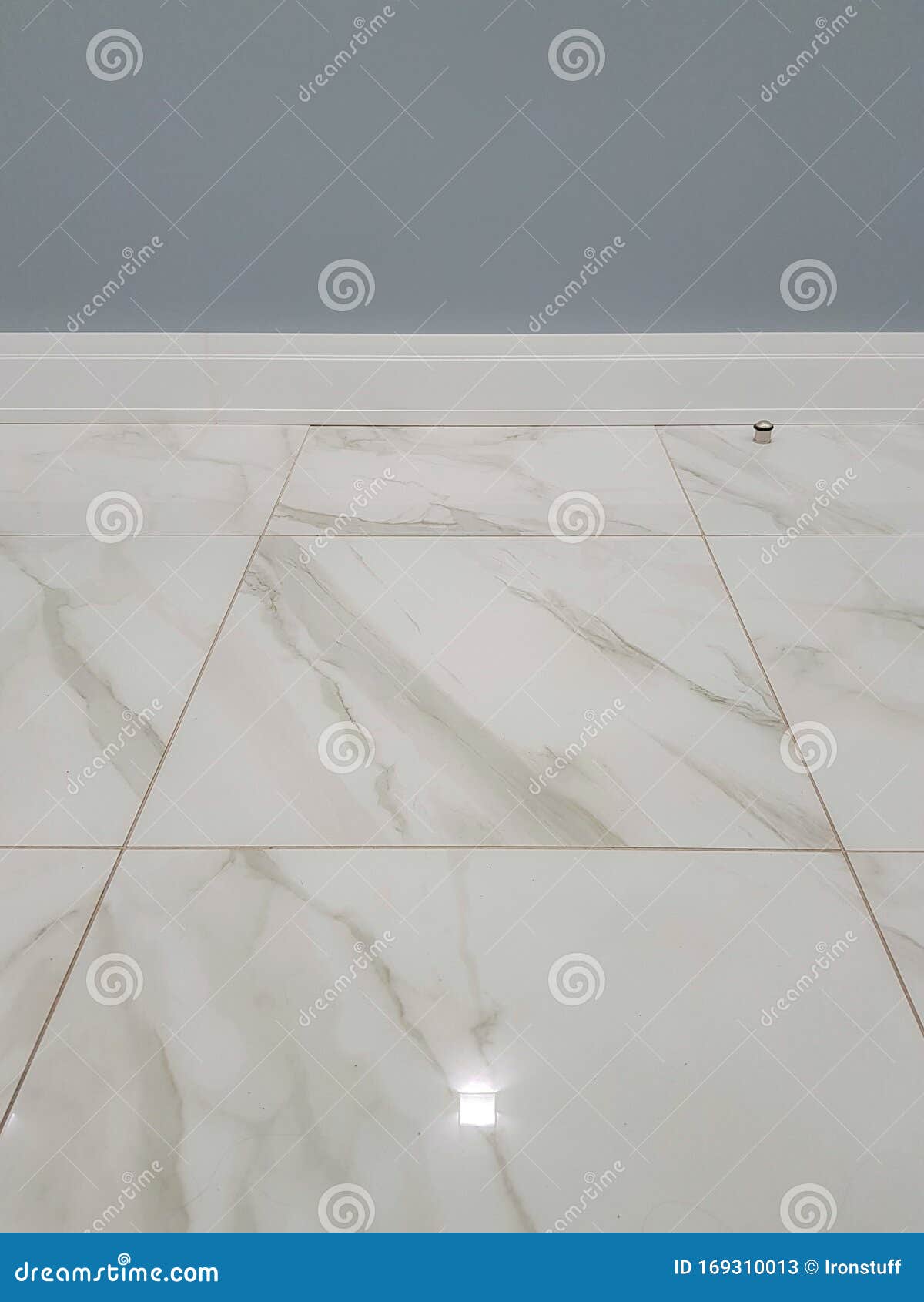 Marble Square Tiles on the Floor of the Room Stock Image - Image of ...