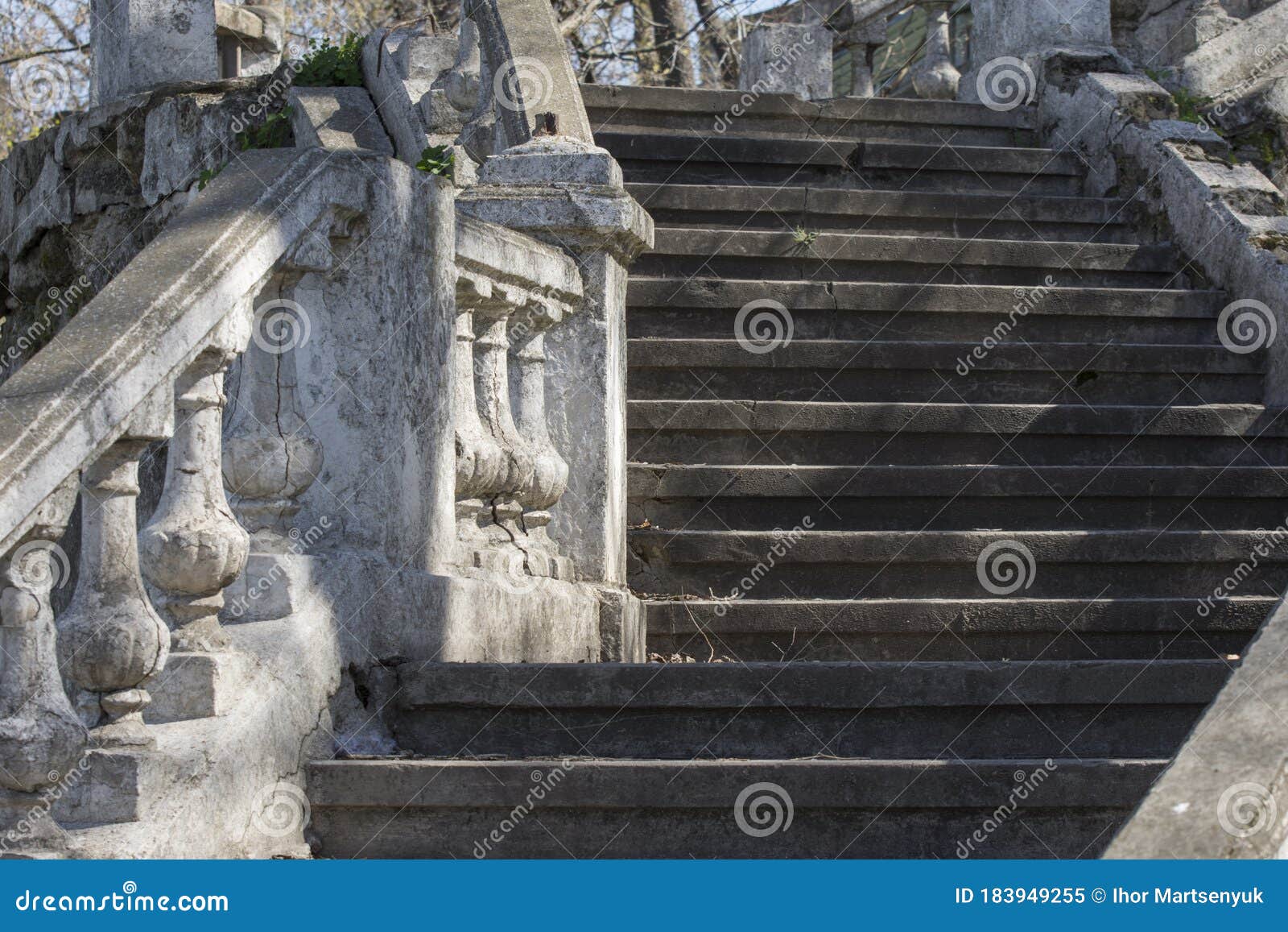 The Marble Staircase of the Old Castle. Objects of Architecture Need ...
