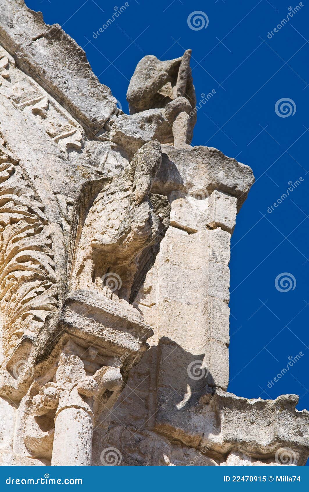 Marble statue. stock image. Image of church, figure, john - 22470915