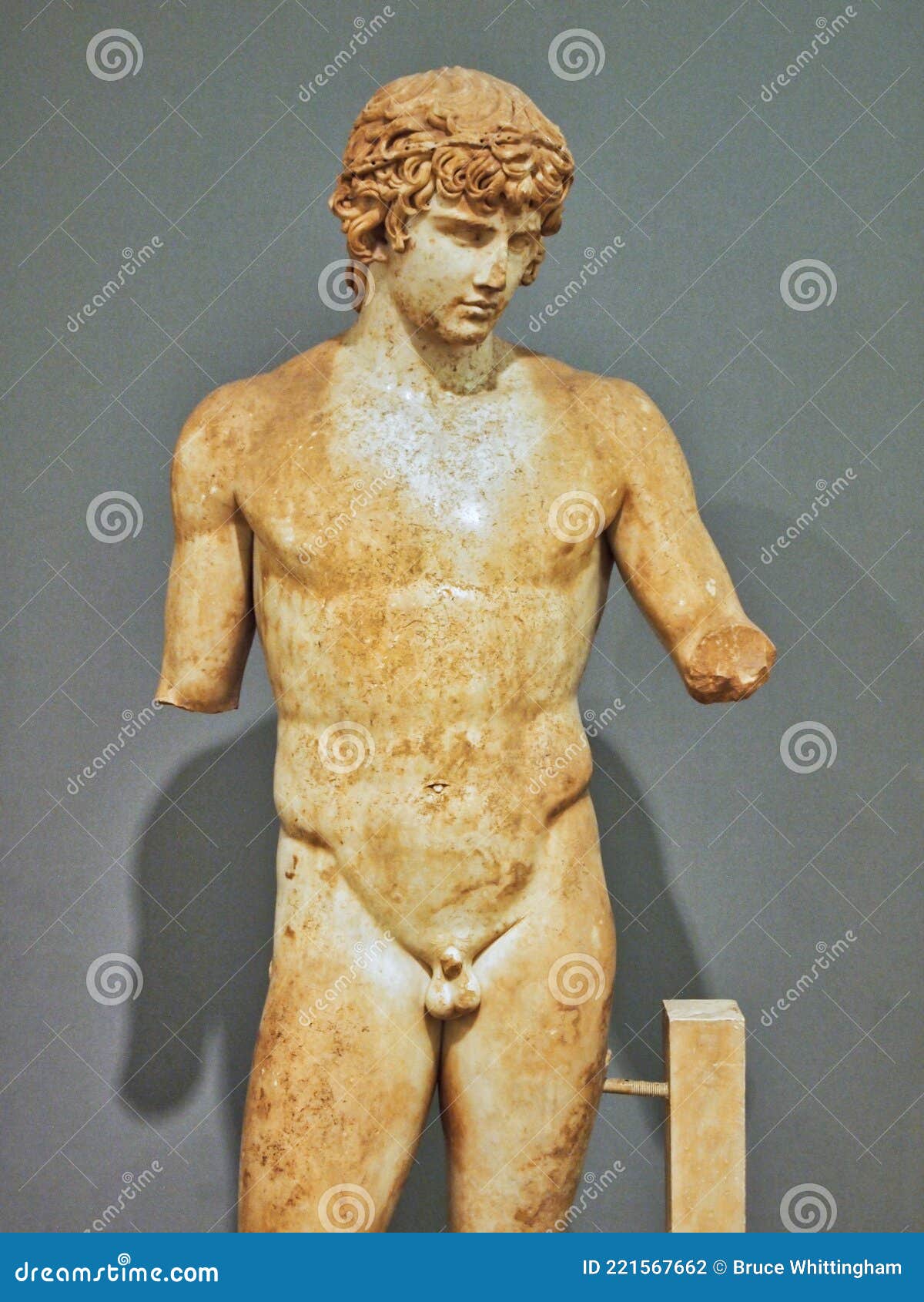 Marble Statue of Antinous, Delphi Archaeological Museum, Greece ... Marble Statue of Antinous, Delphi Archaeological Museum, Greece ...