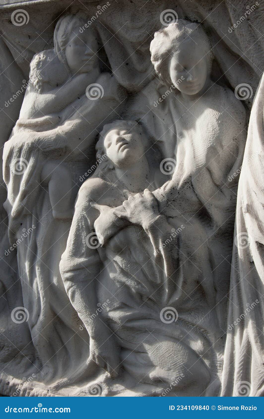 Marble statue stock photo. Image of monument, young - 234109840