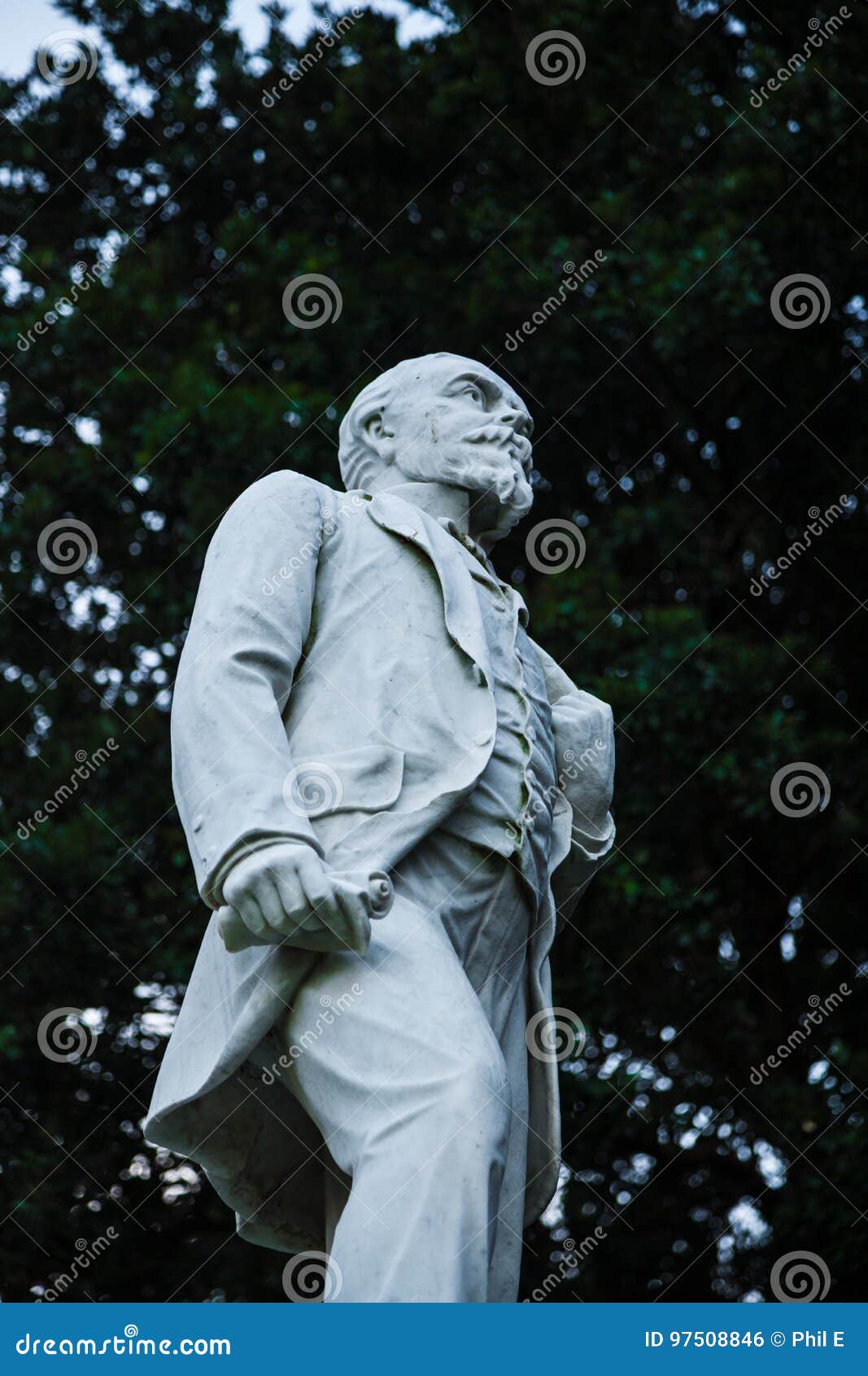 Marble Statue of Modern Man Stock Photo - Image of north, landmark ...