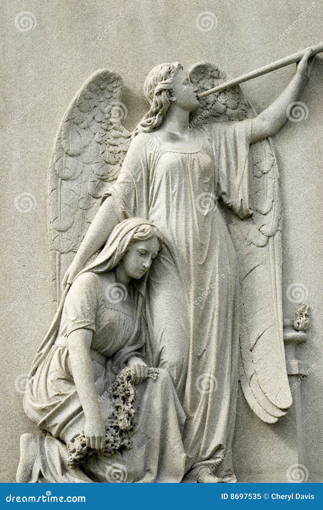 Mourning Woman Statue