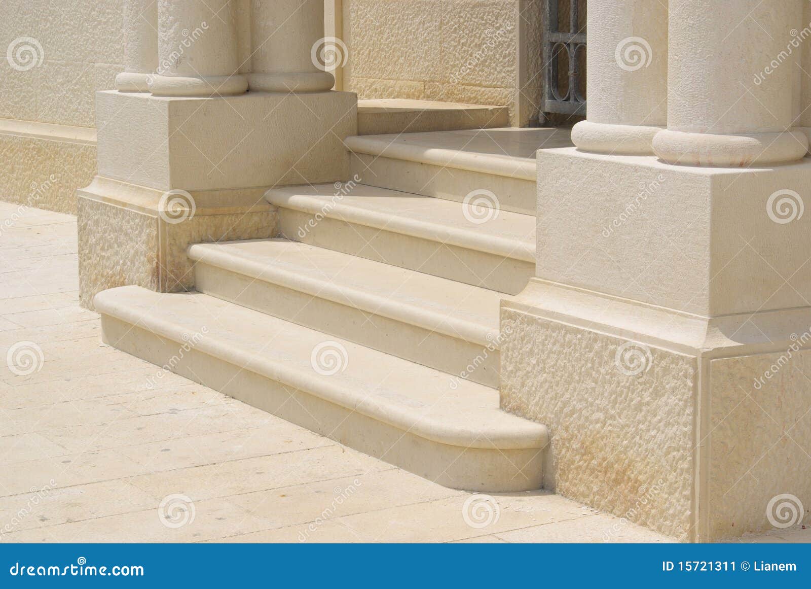 Marble step stock image. Image of white, building, marble - 15721311