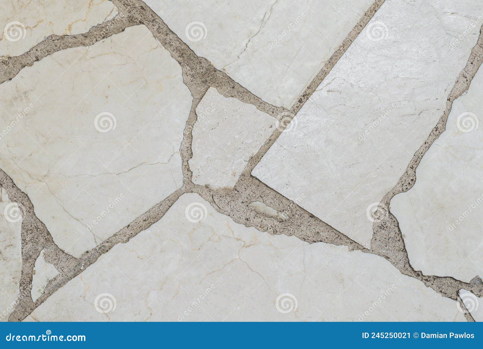 Marble Stone Mosaic Floor Texture Stock Image - Image of rock, path ...