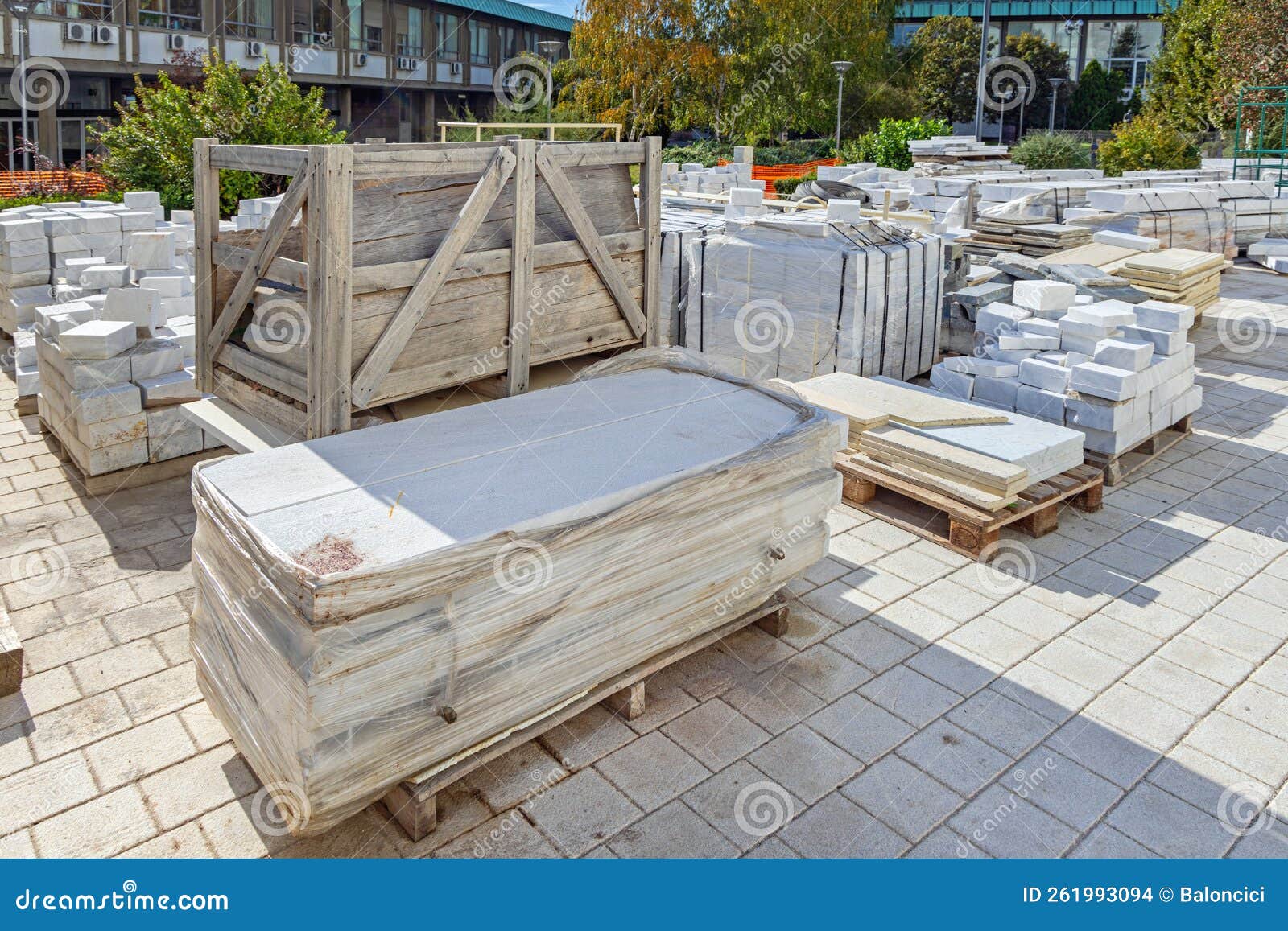 Marble Stone Storage editorial stock image. Image of marble - 261993094