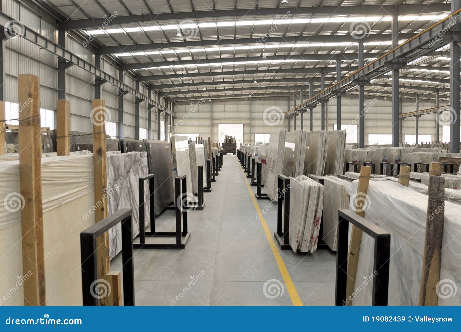 Marble stone warehouse stock image. Image of manufacture - 19082439
