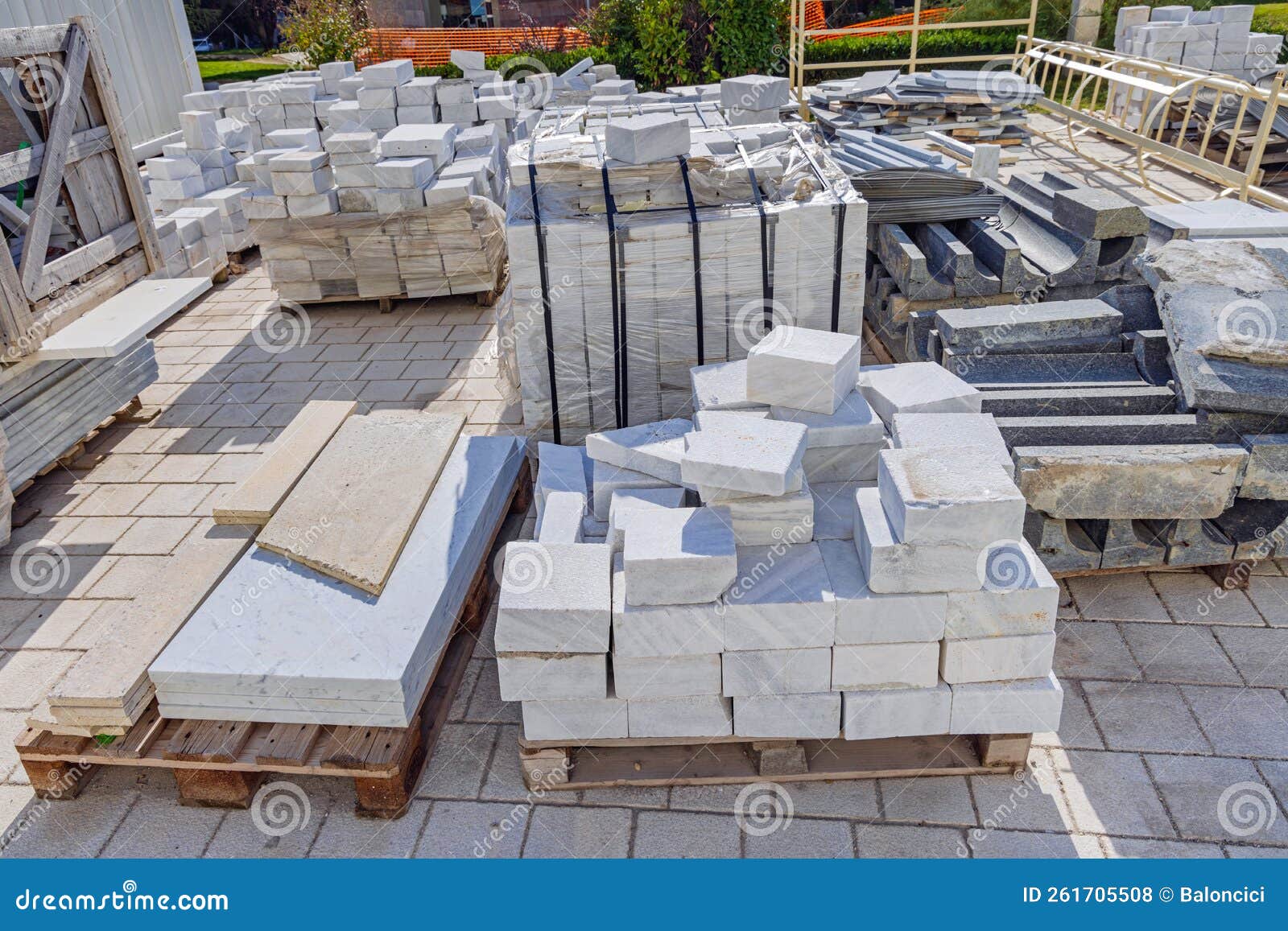 Marble Stone Warehouse stock photo. Image of stone, building - 261705508