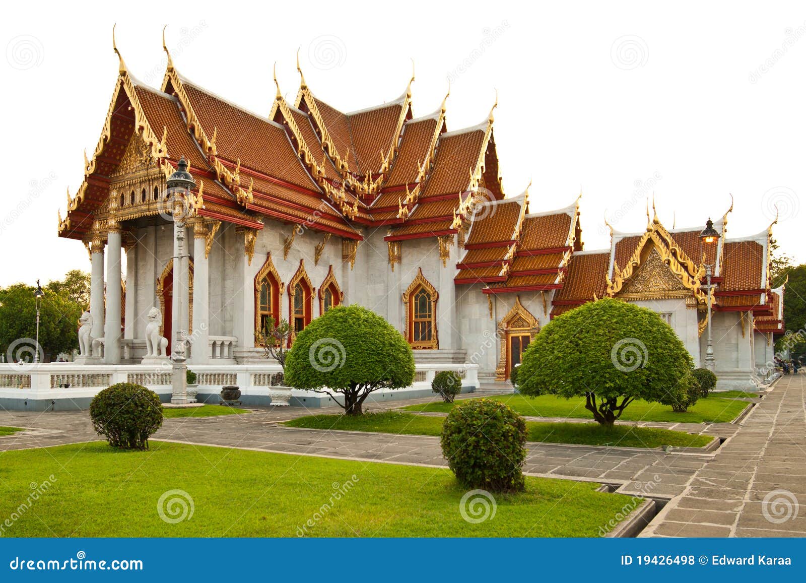 Marble Temple editorial stock photo. Image of benjamabopit - 19426498