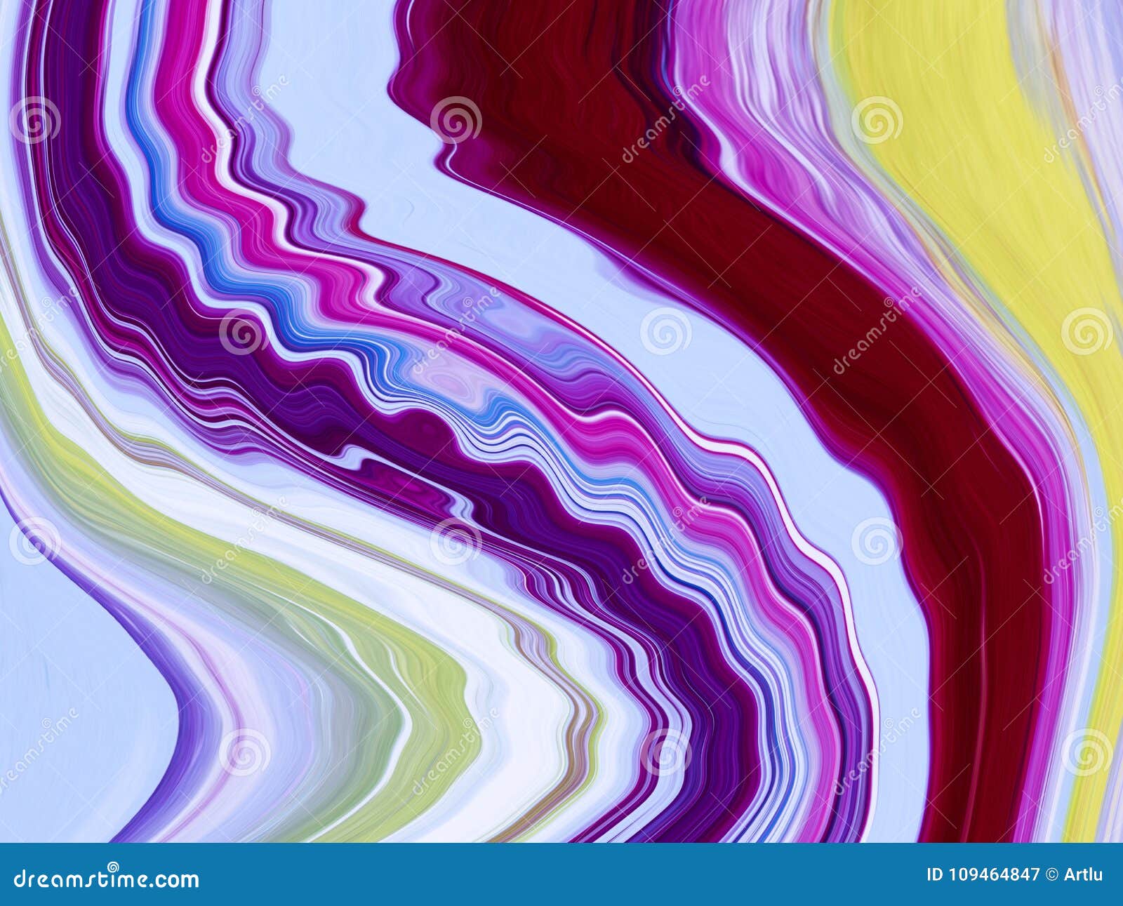 Marble Texture Background with Curved Shapes Stock Illustration ...