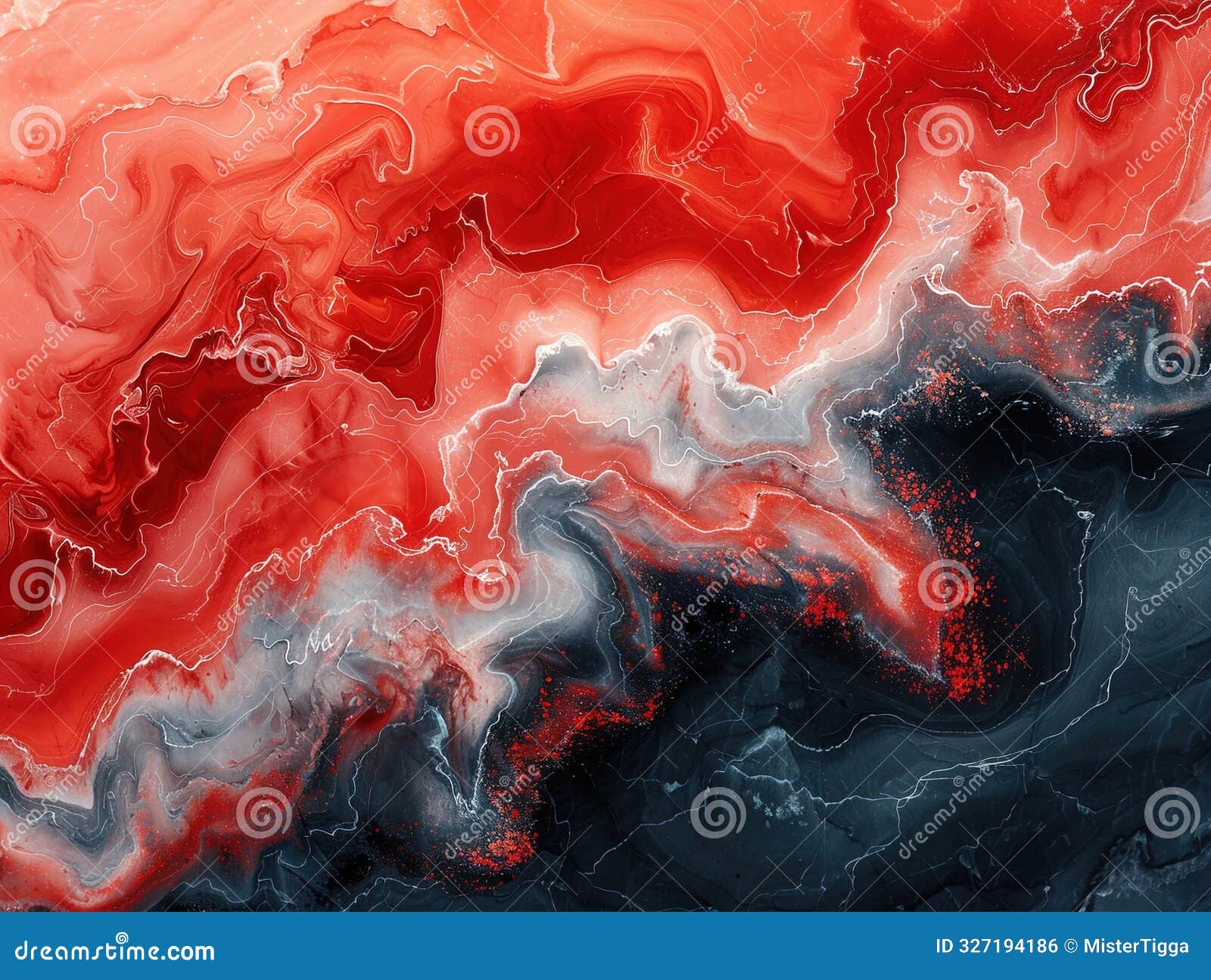 Marble Texture Background Red Silver Abstract Pattern Luxury Paint ...