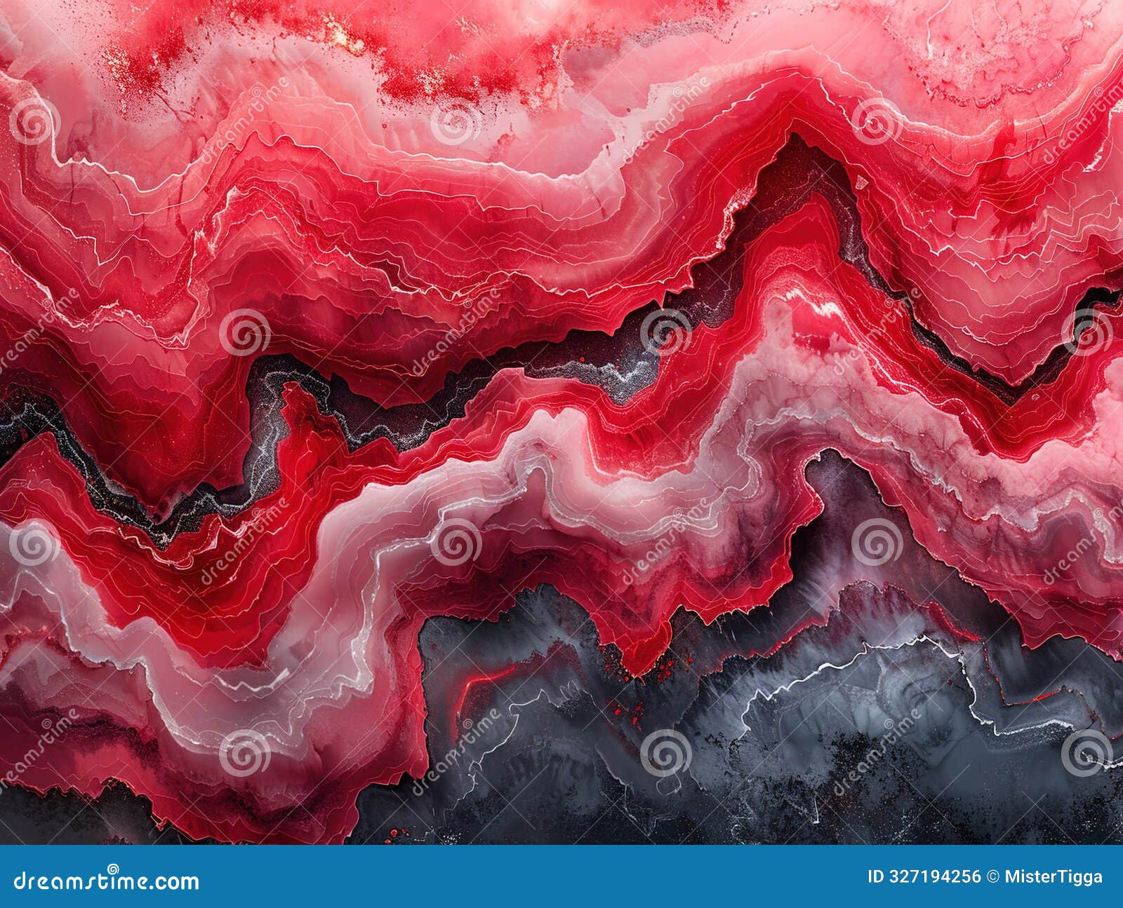 Marble Texture Background Red Silver Abstract Pattern Luxury Paint ...