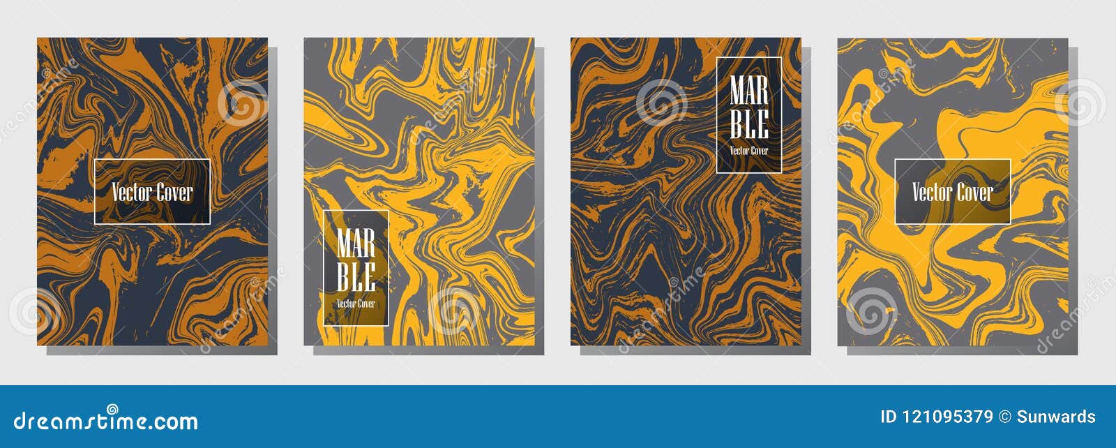 Marble Texture Binder Cover Layout Stock Vector - Illustration of ...