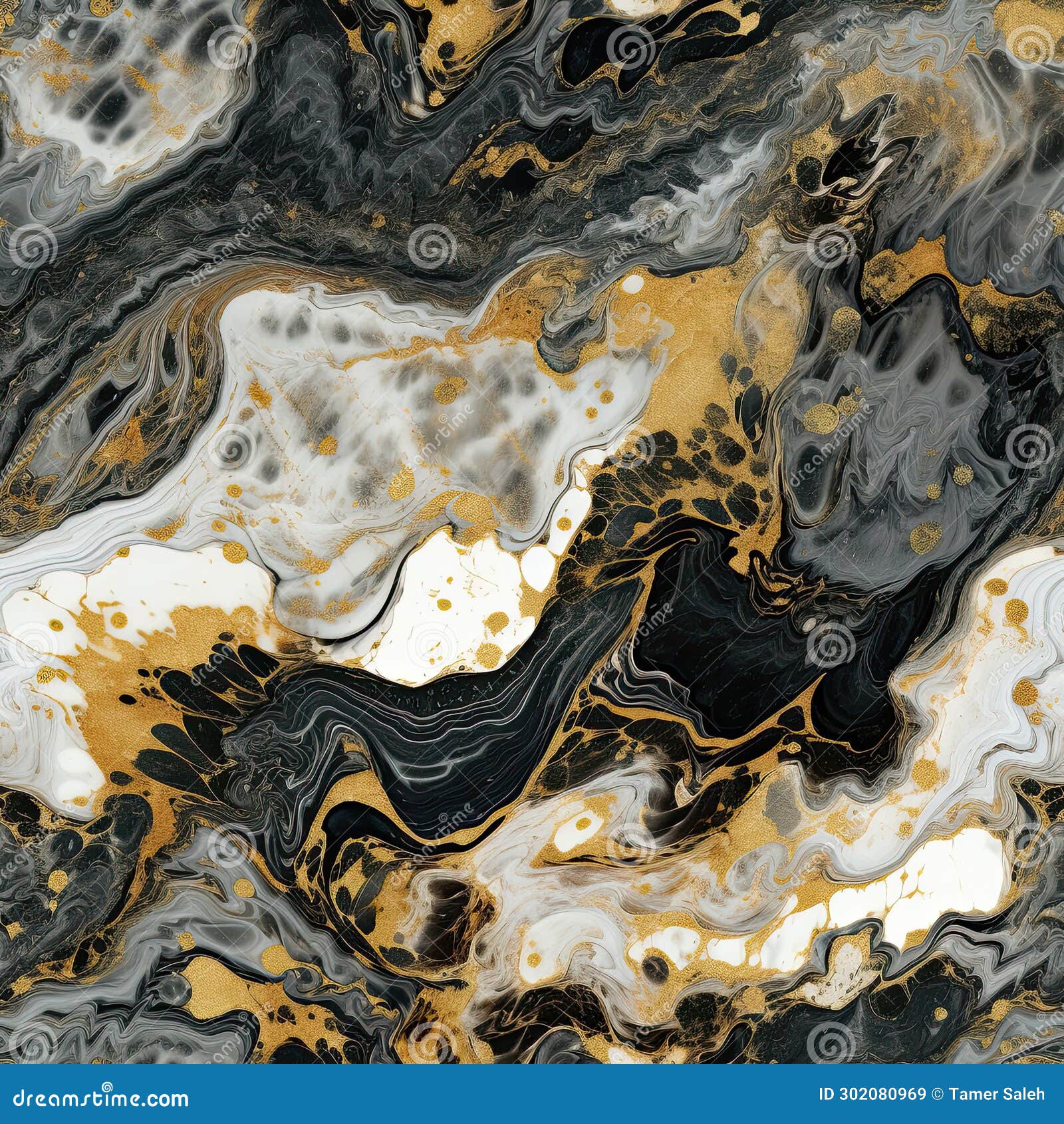 Marble Texture Seamless Pattern Stock Illustration - Illustration of ...