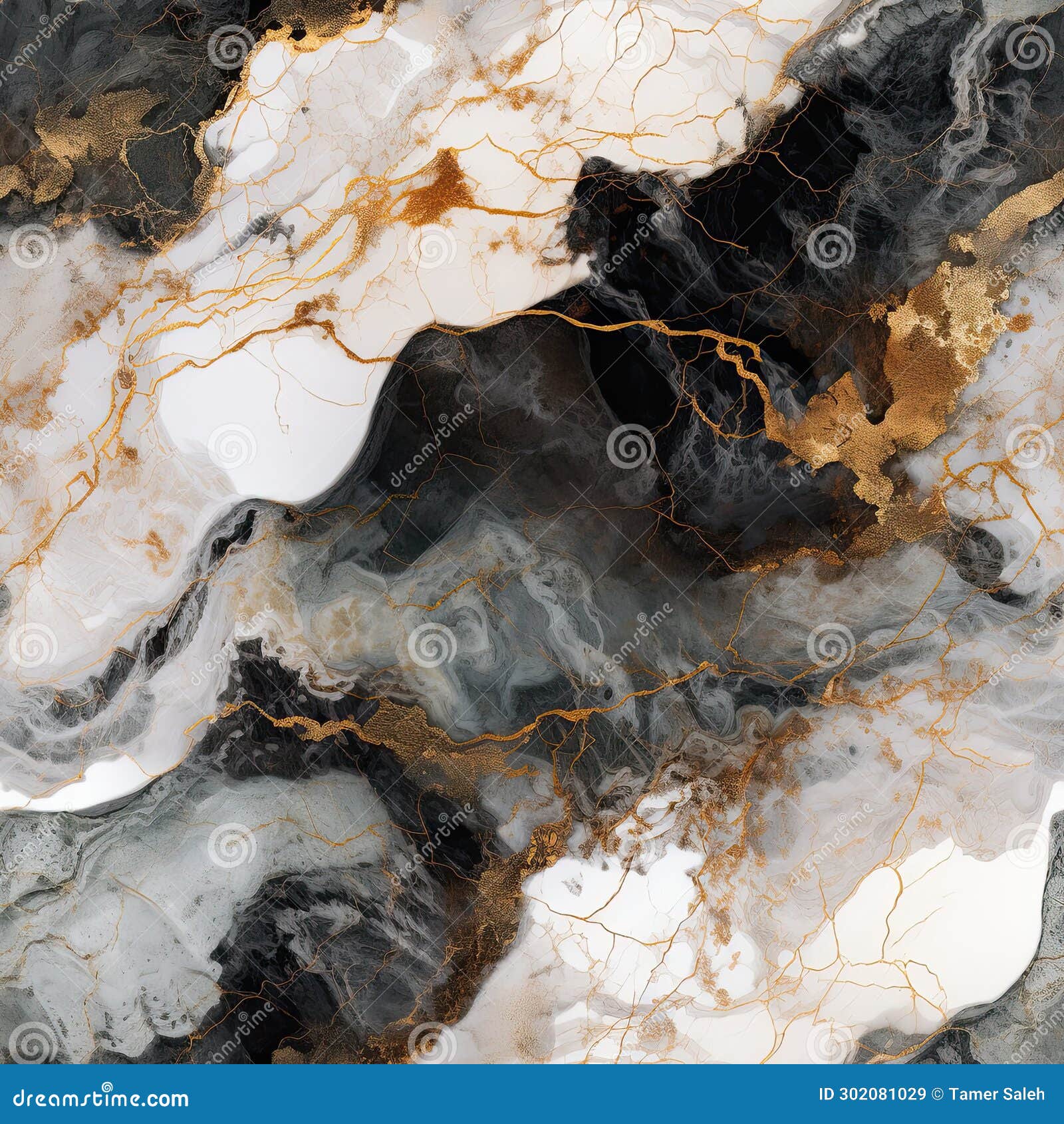 Marble Texture Seamless Pattern Stock Illustration - Illustration of ...