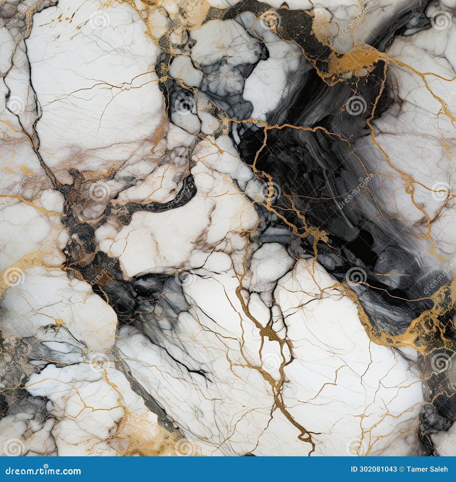 Marble Texture Seamless Pattern Stock Illustration - Illustration of ...