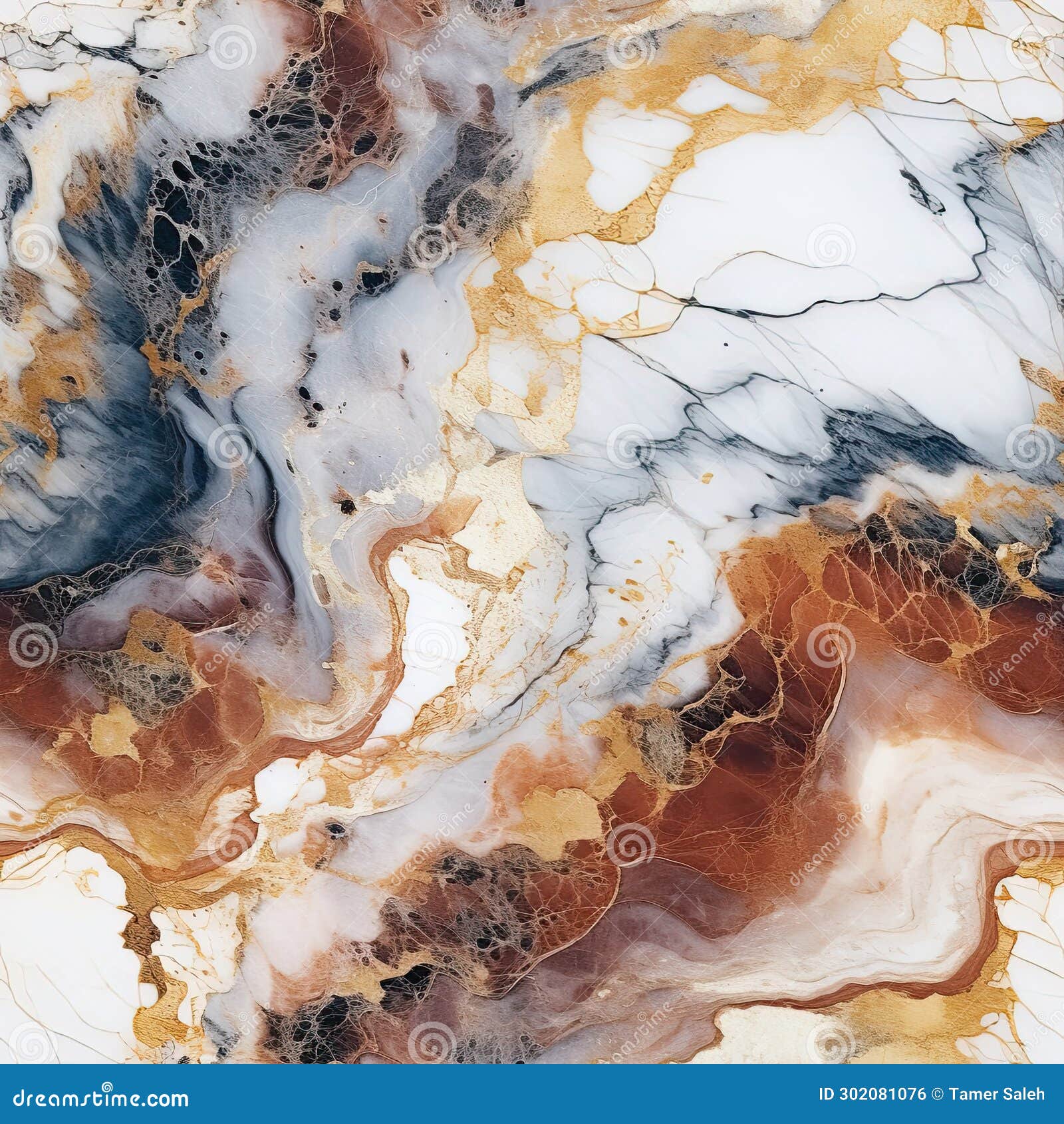 Marble Texture Seamless Pattern Stock Illustration - Illustration of ...