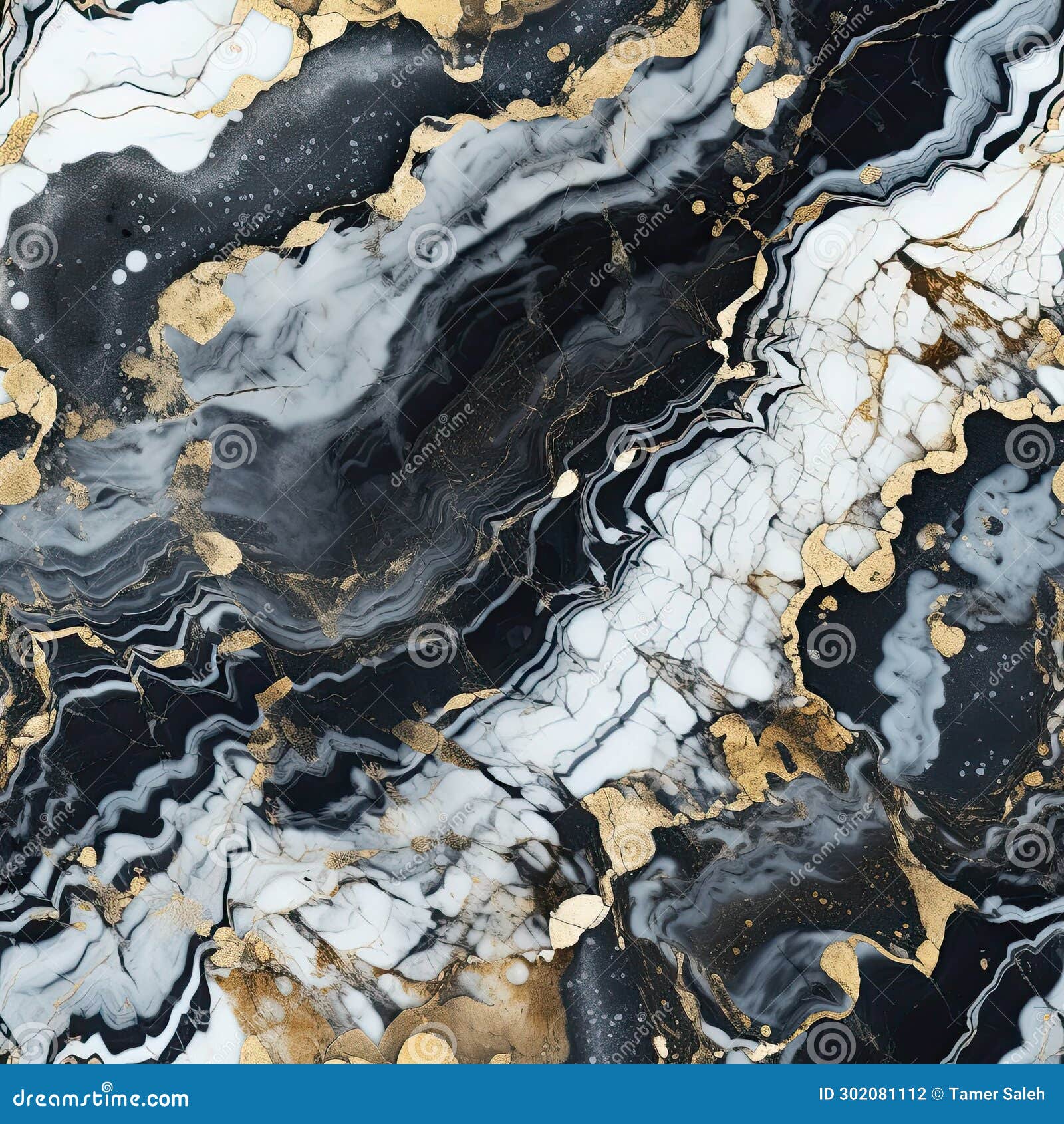 Marble Texture Seamless Pattern Stock Illustration - Illustration of ...