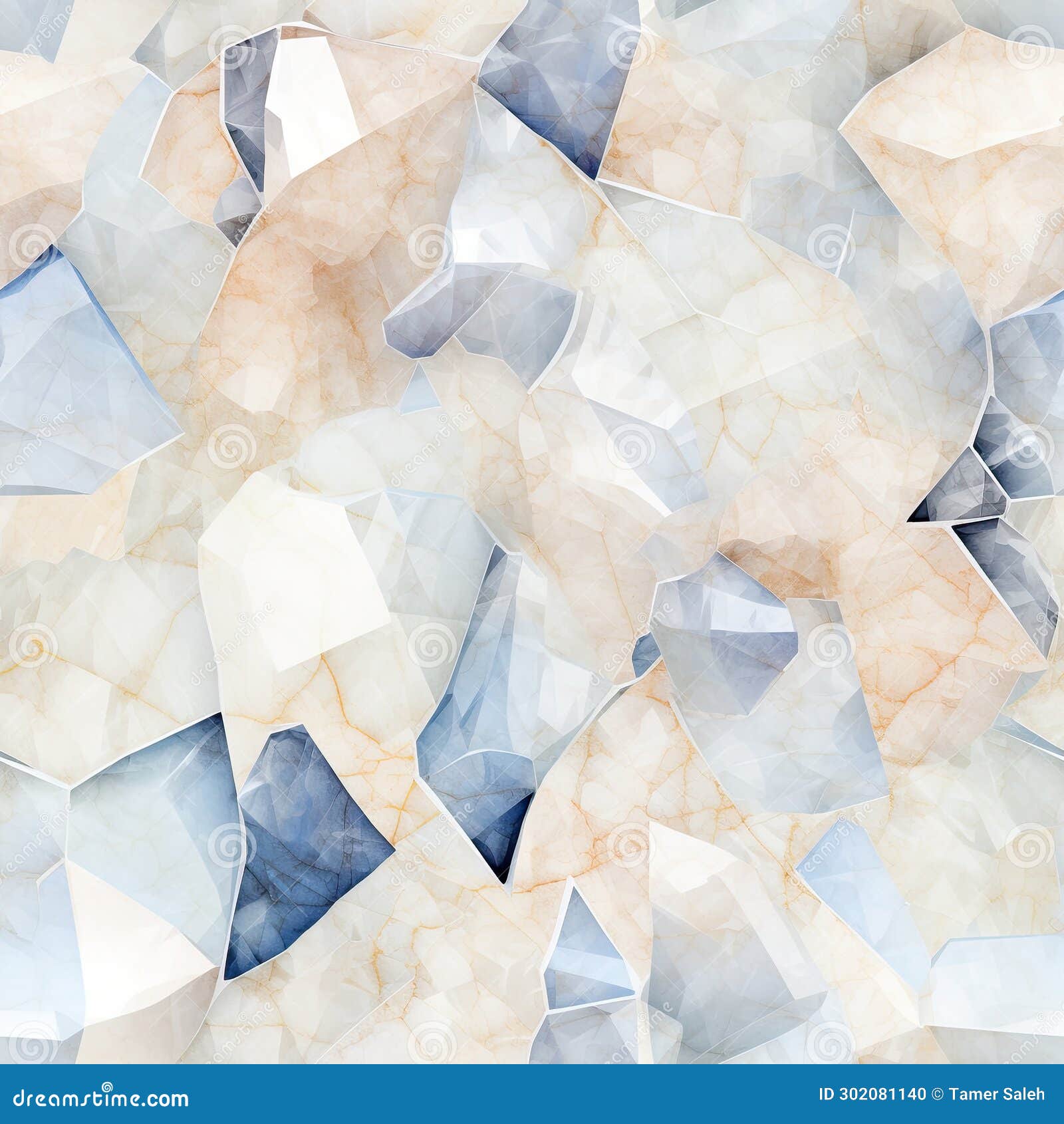 Marble Texture Seamless Pattern Stock Illustration - Illustration of ...