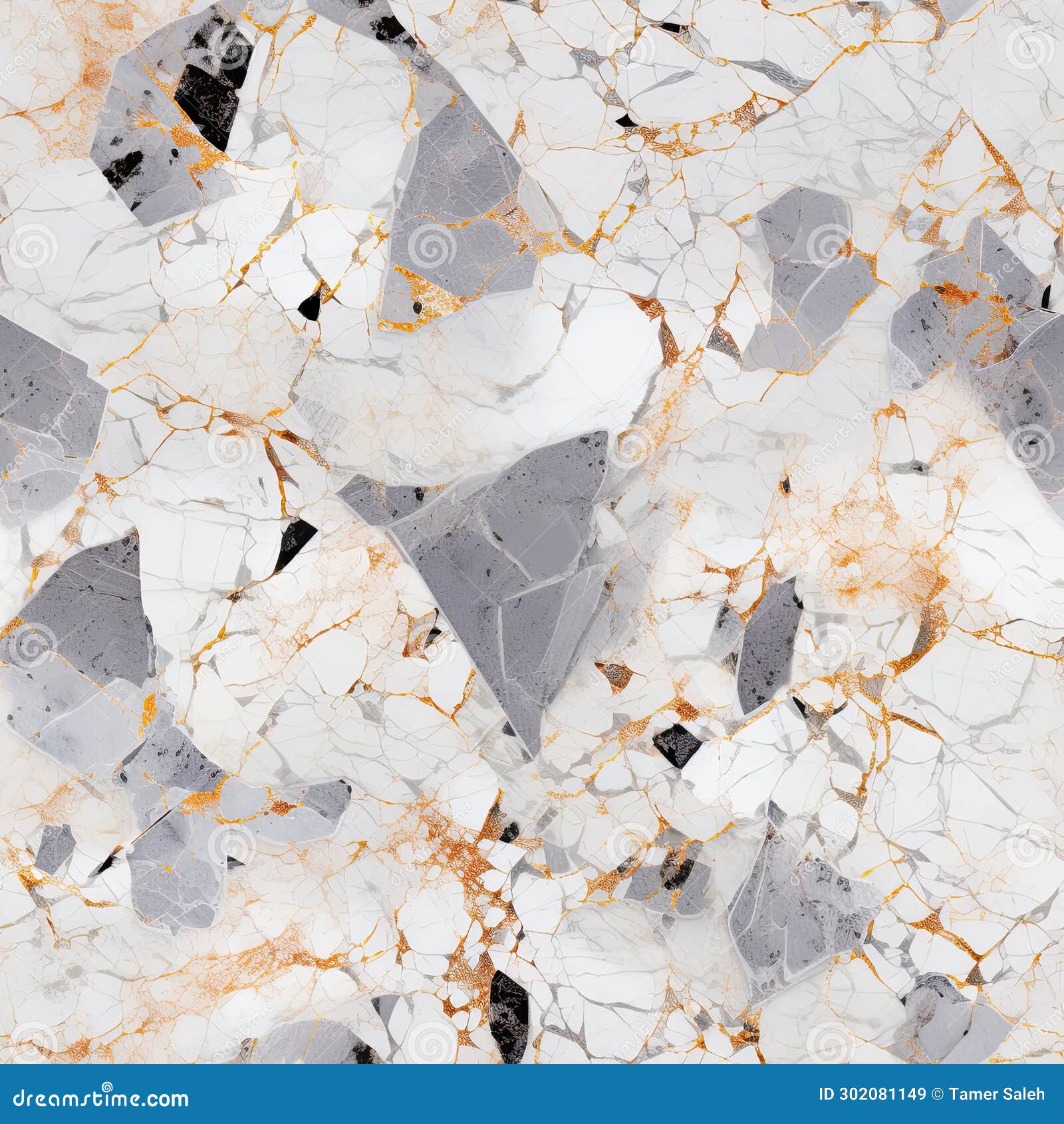 Marble Texture Seamless Pattern Stock Illustration - Illustration of ...