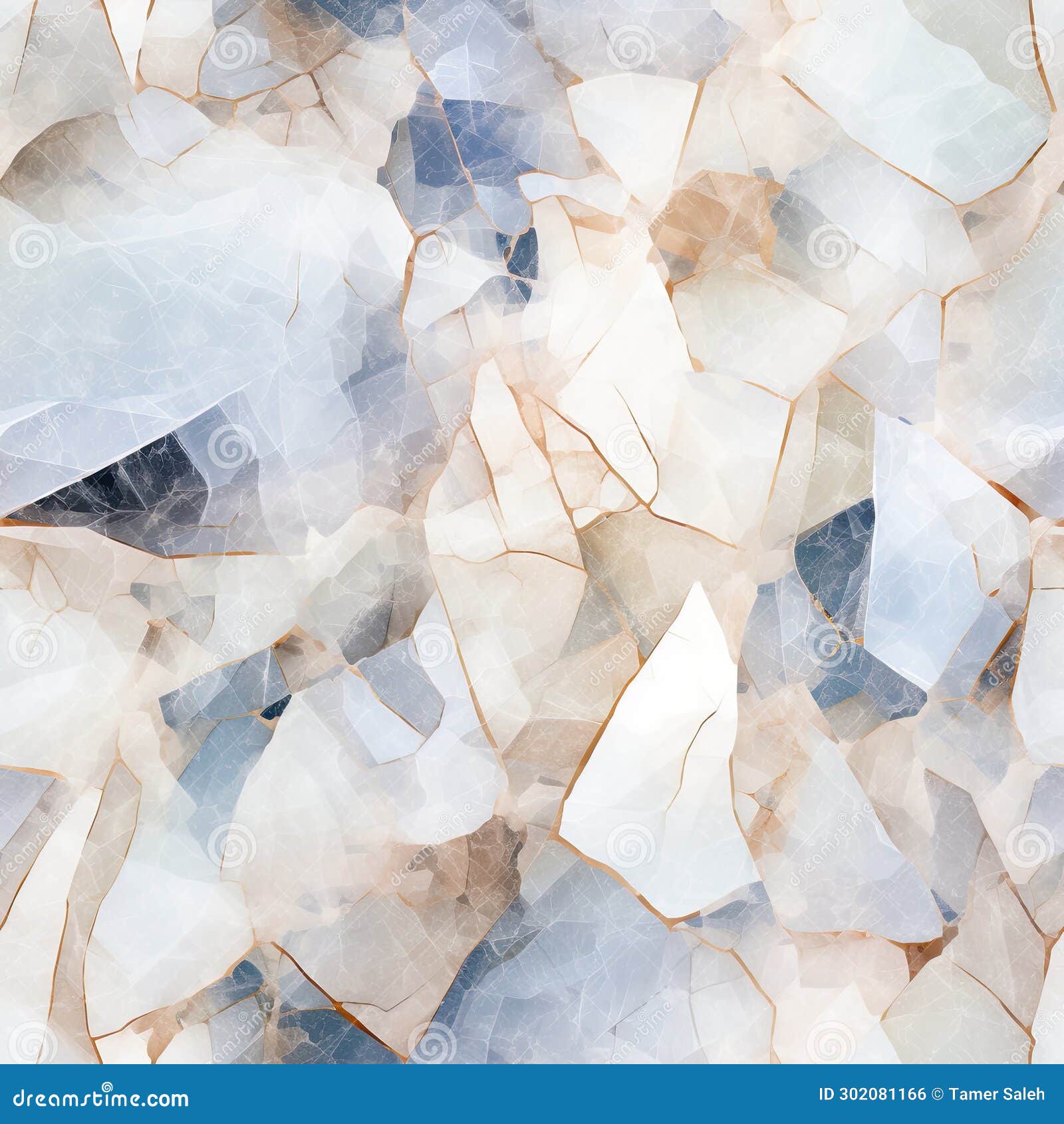 Marble Texture Seamless Pattern Stock Illustration - Illustration of ...