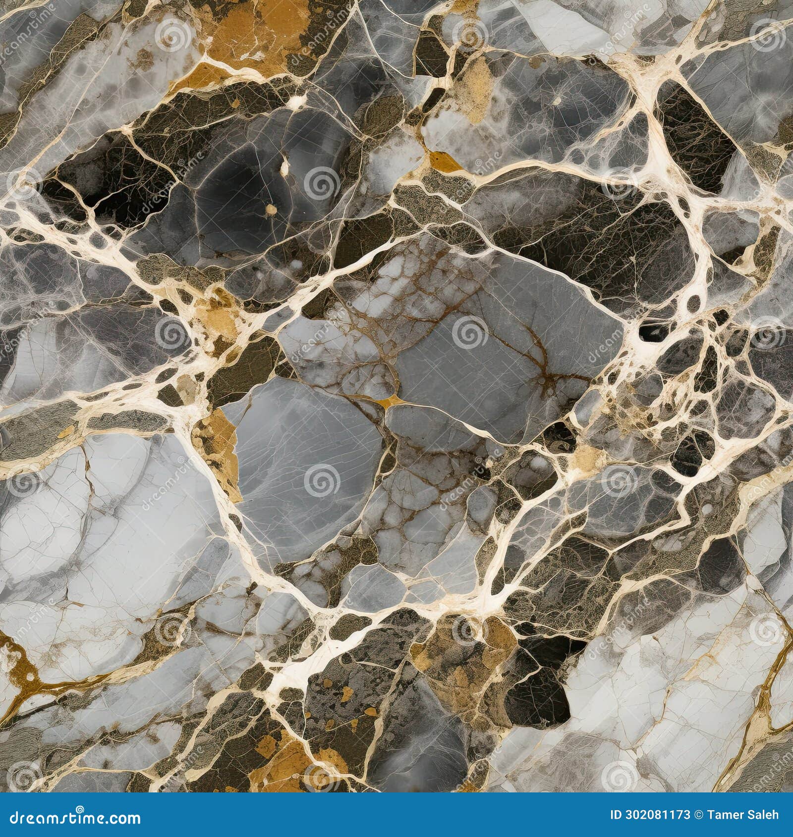 Marble Texture Seamless Pattern Stock Illustration - Illustration of ...