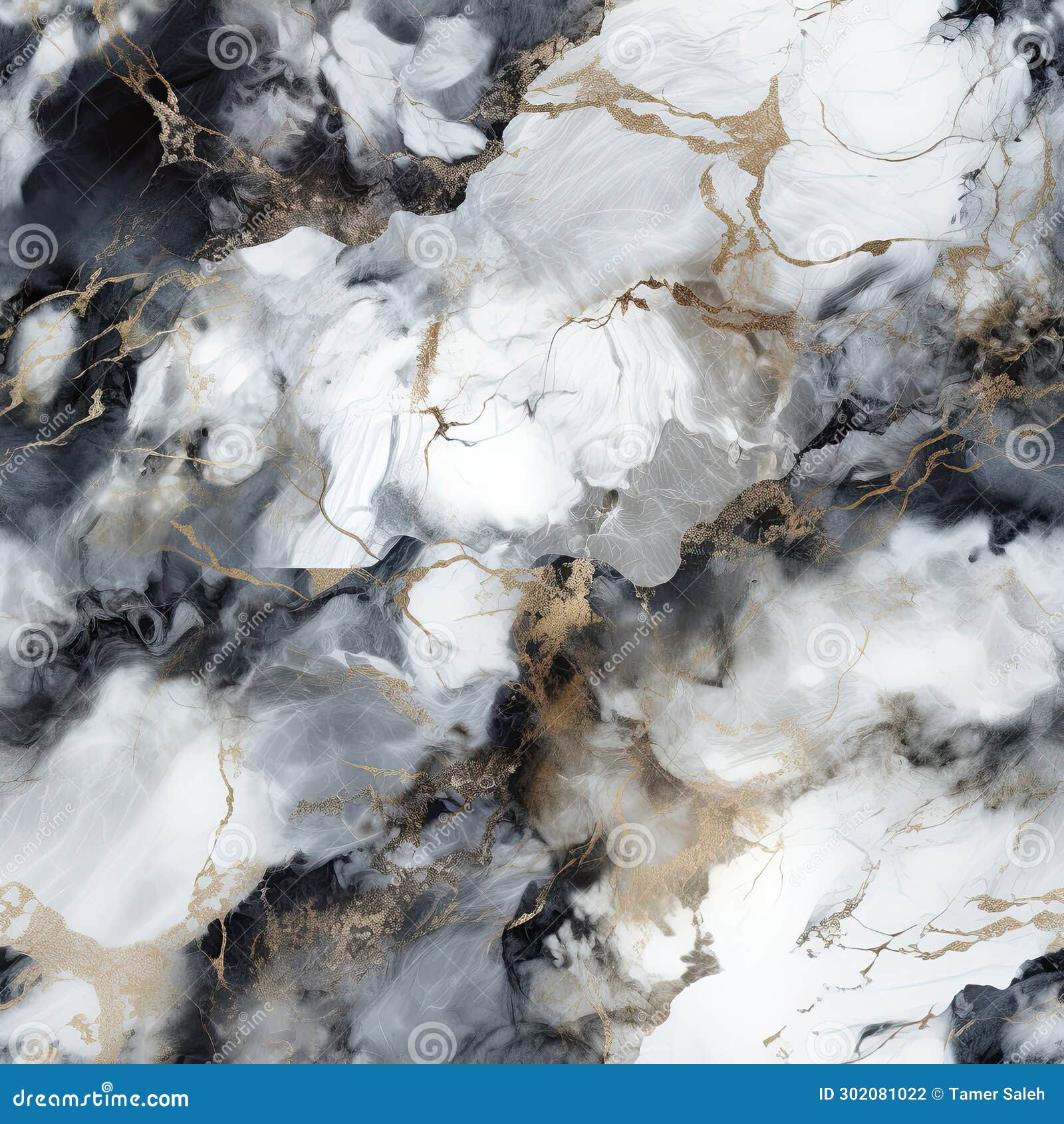 Marble Texture Seamless Pattern Stock Illustration - Illustration of ...