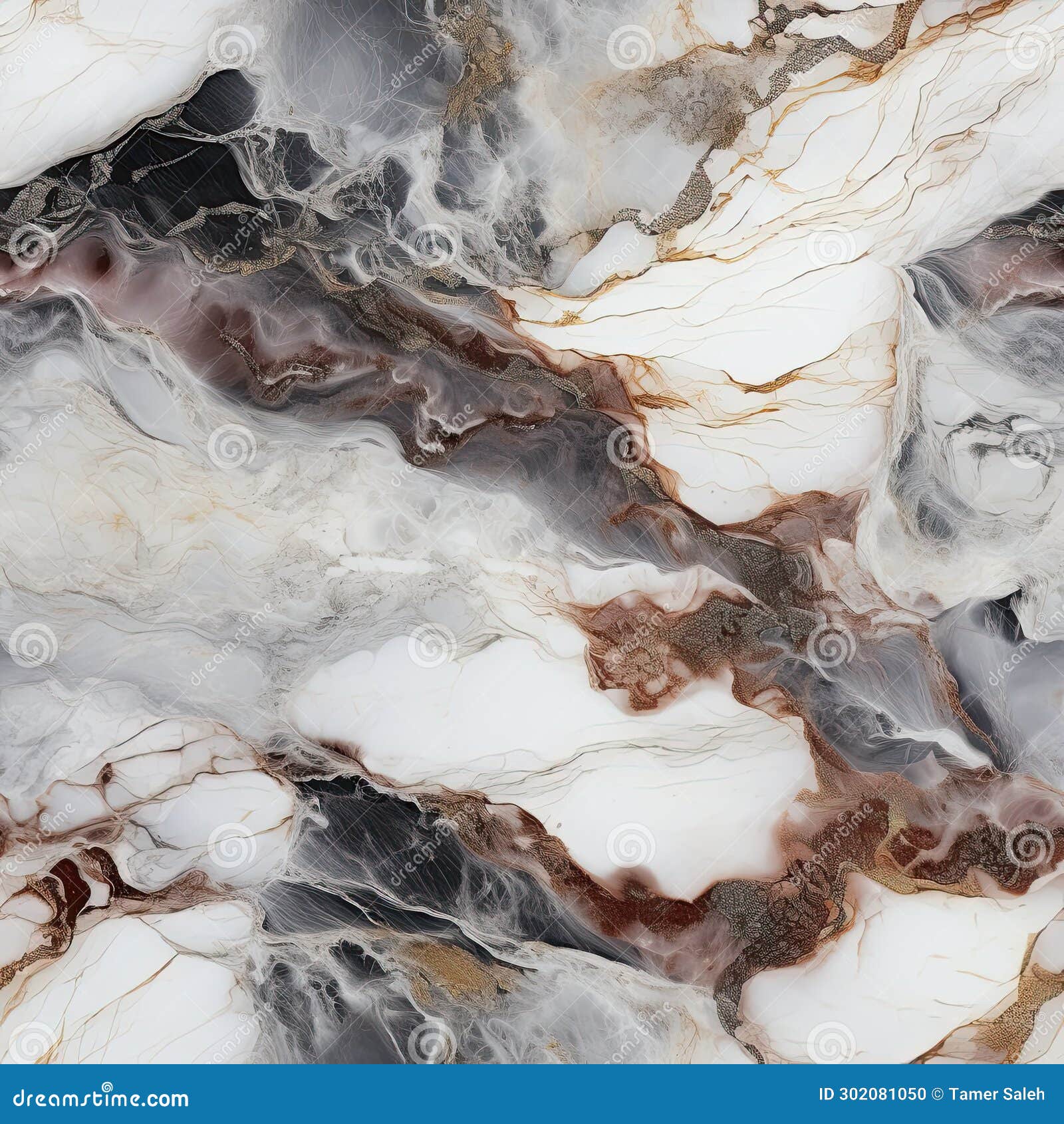 Marble Texture Seamless Pattern Stock Illustration - Illustration of ...