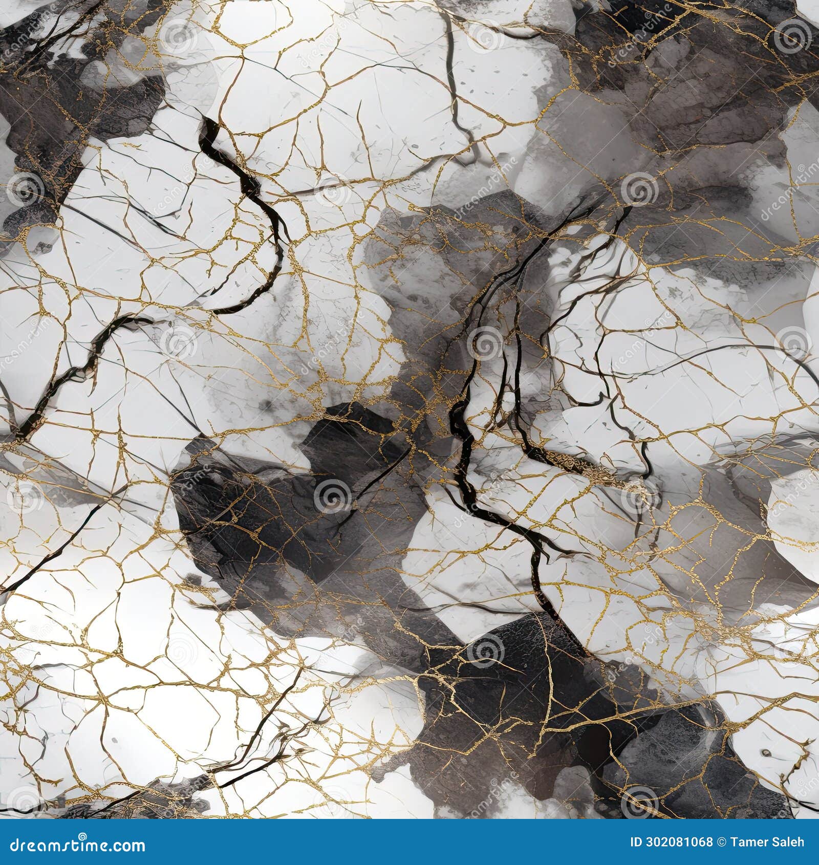 Marble Texture Seamless Pattern Stock Illustration - Illustration of ...