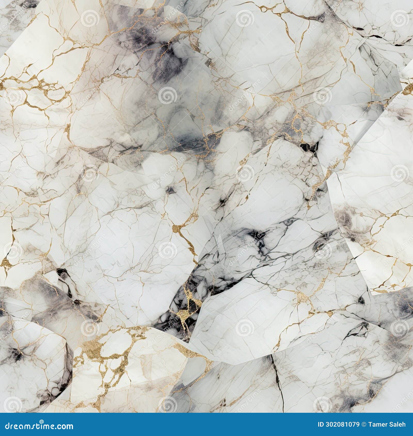 Marble Texture Seamless Pattern Stock Illustration - Illustration of ...