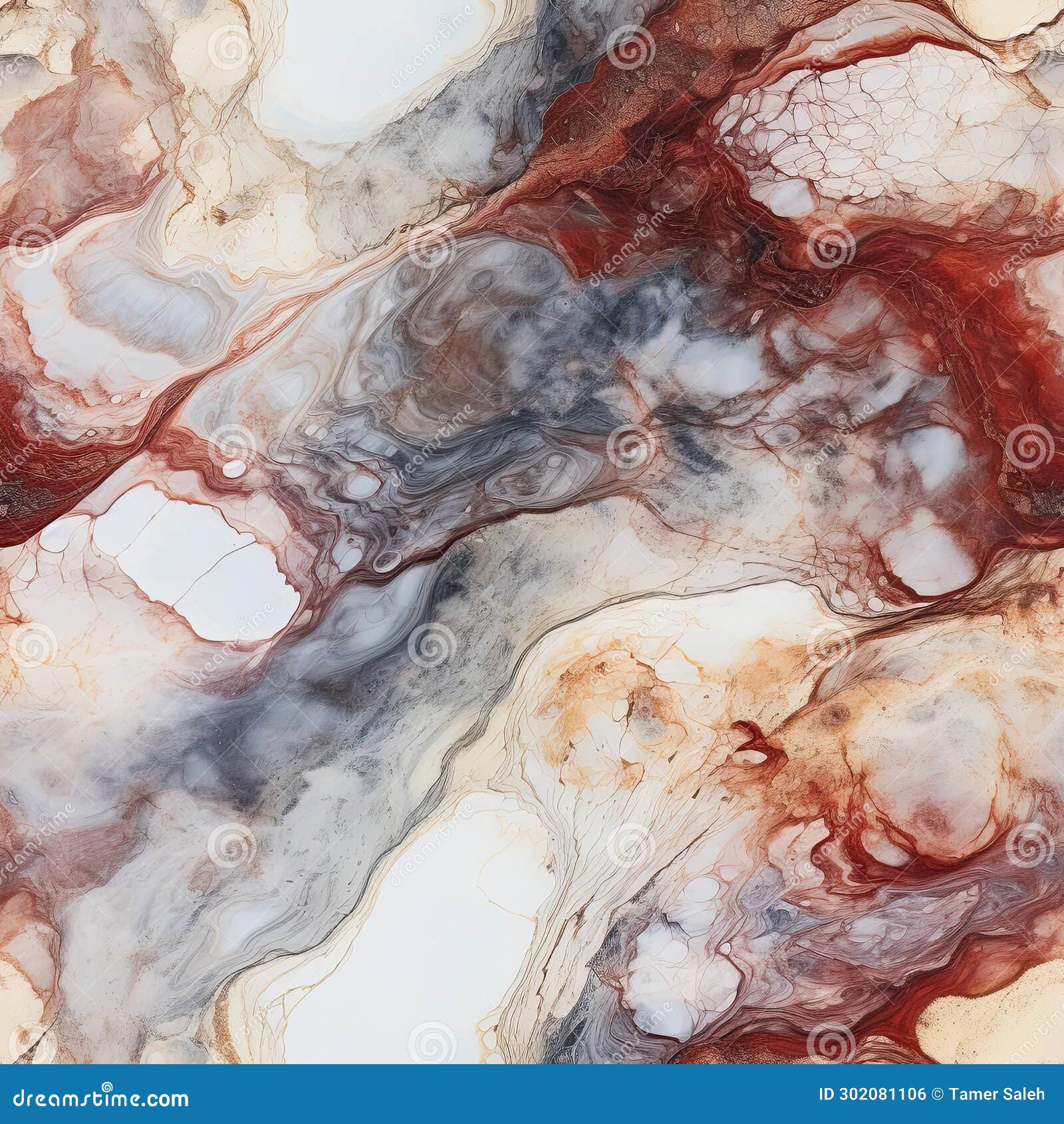 Marble Texture Seamless Pattern Stock Illustration - Illustration of ...